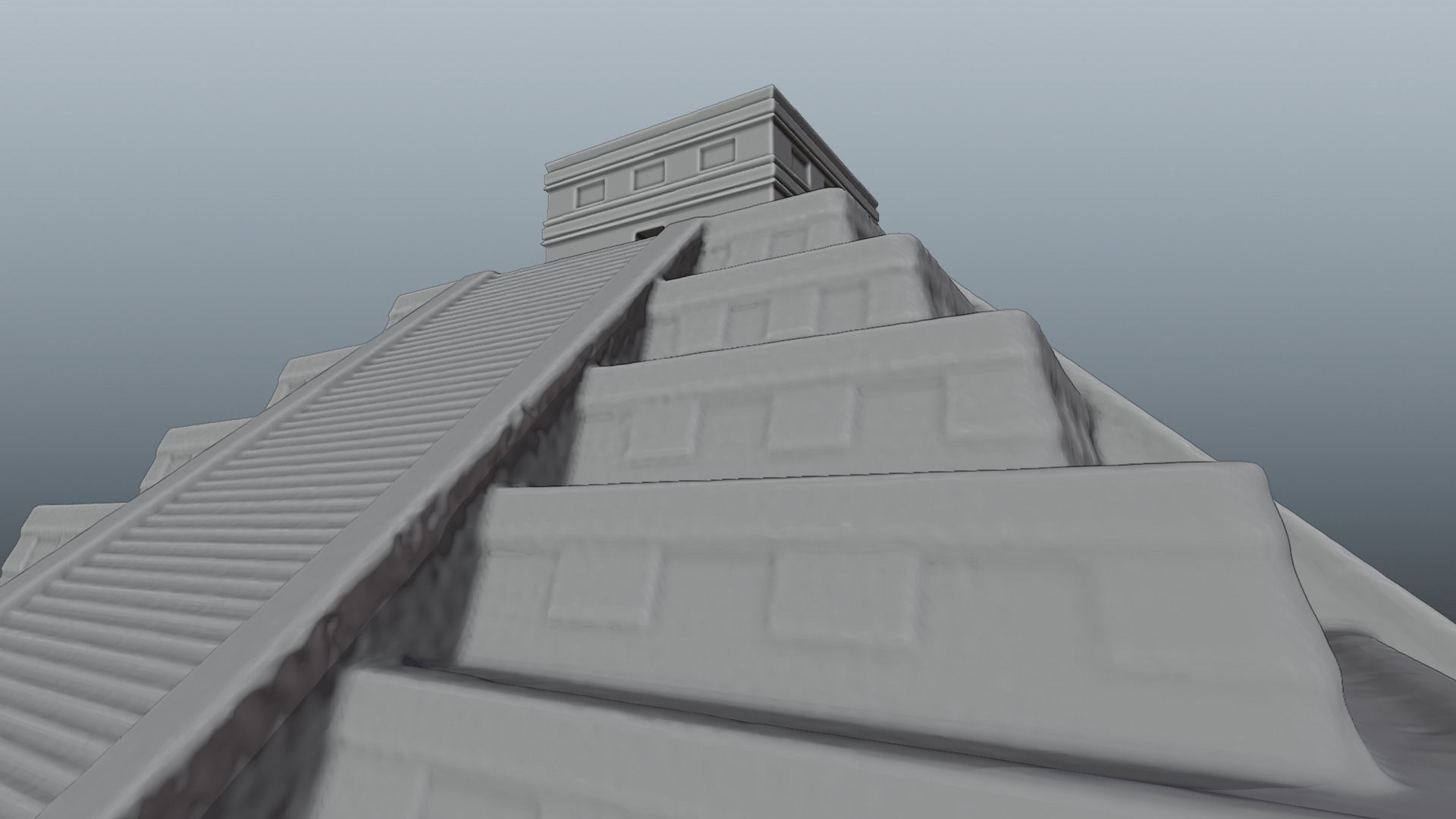 Chichen Itza Rebuilt Landscape and 3D Printable 3D model | CGTrader