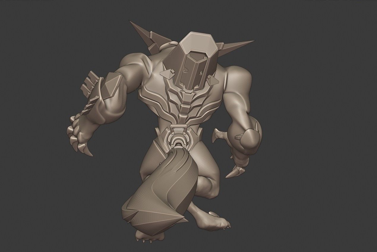 Project Warwick from League of Legends LOL 3D model 3D printable | CGTrader