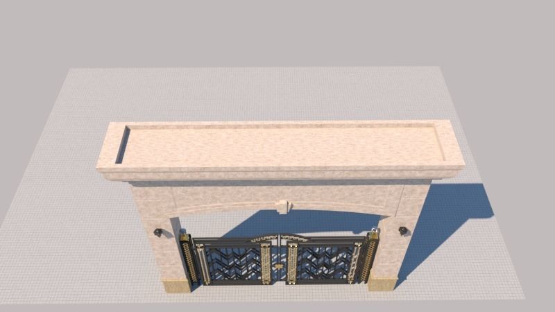3D model Main Gate 3D Model VR / AR / low-poly | CGTrader