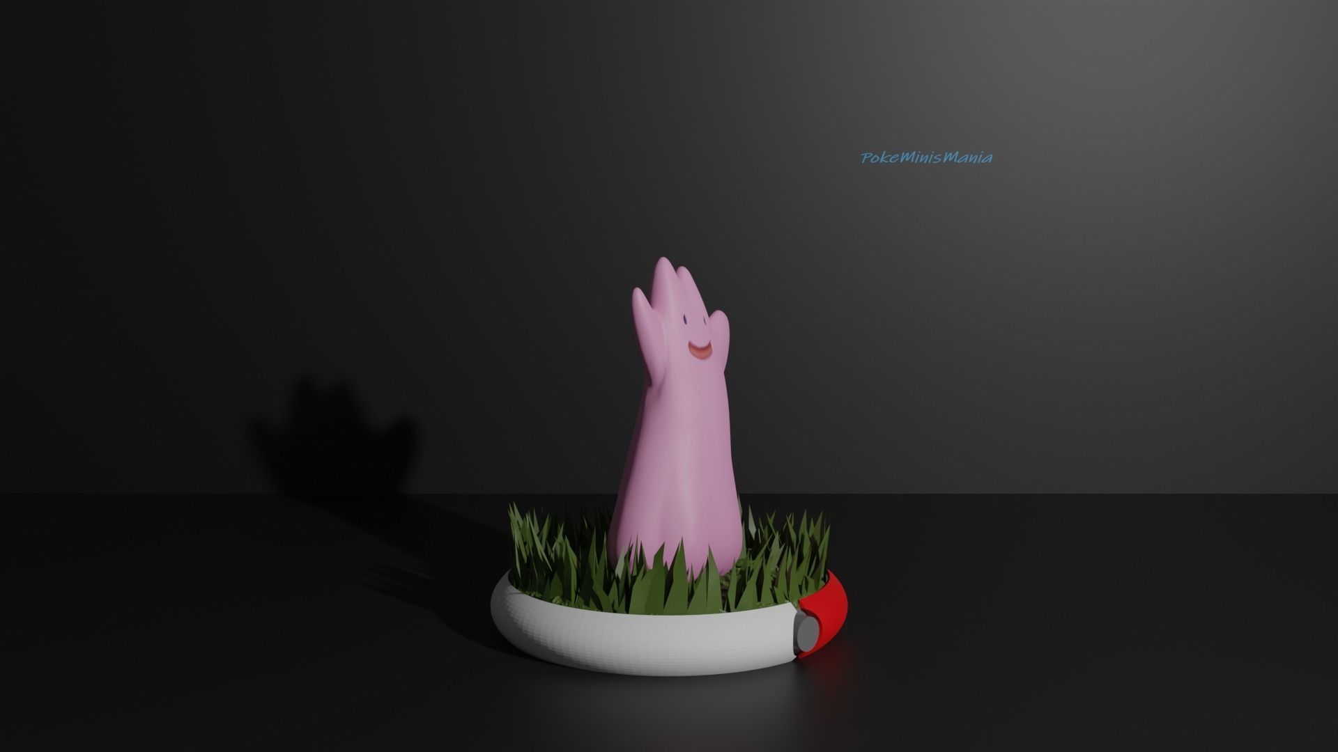 Ditto pokemon 3D print model free 3D model 3D printable | CGTrader