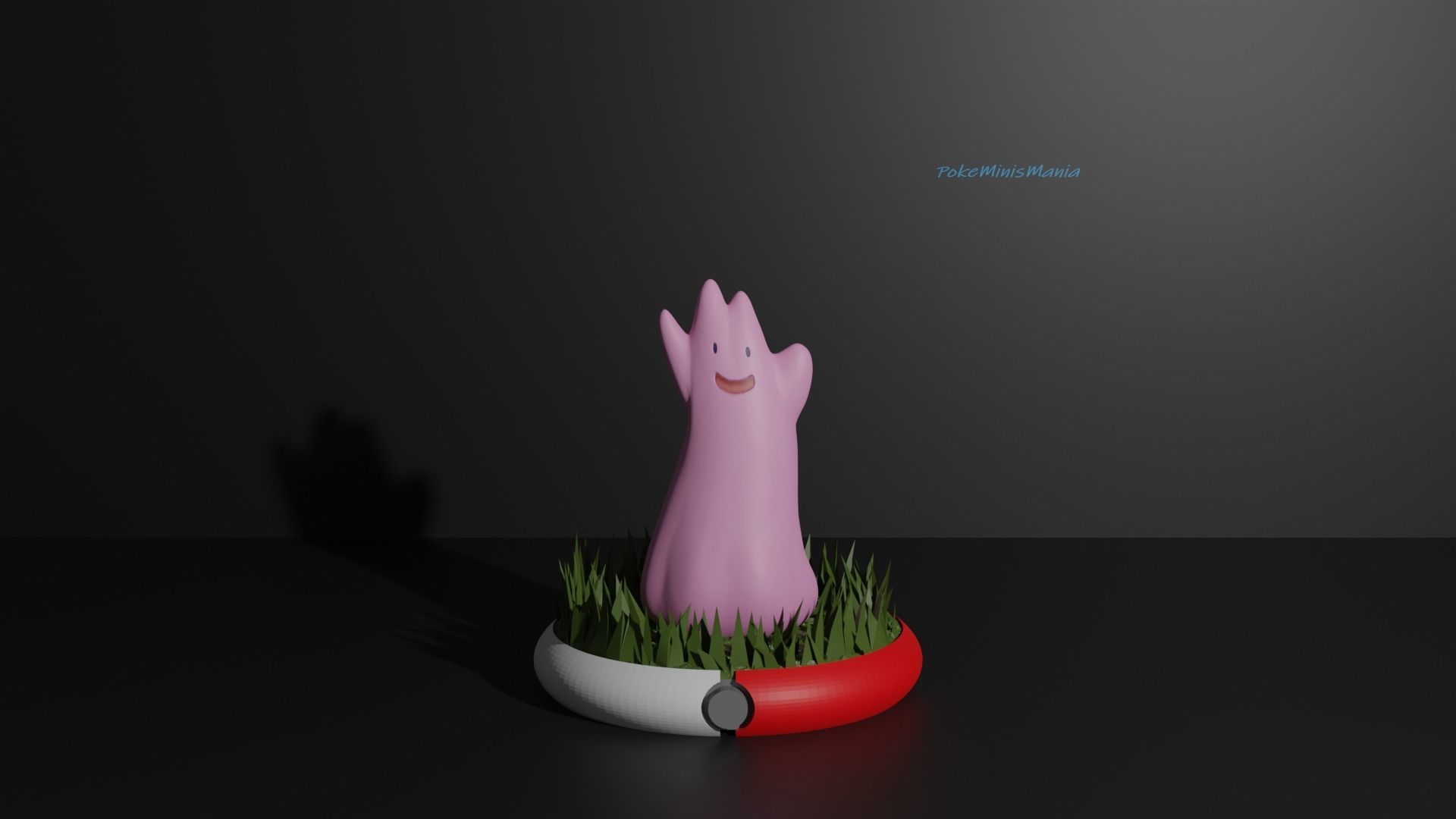 Ditto pokemon 3D print model free 3D model 3D printable | CGTrader