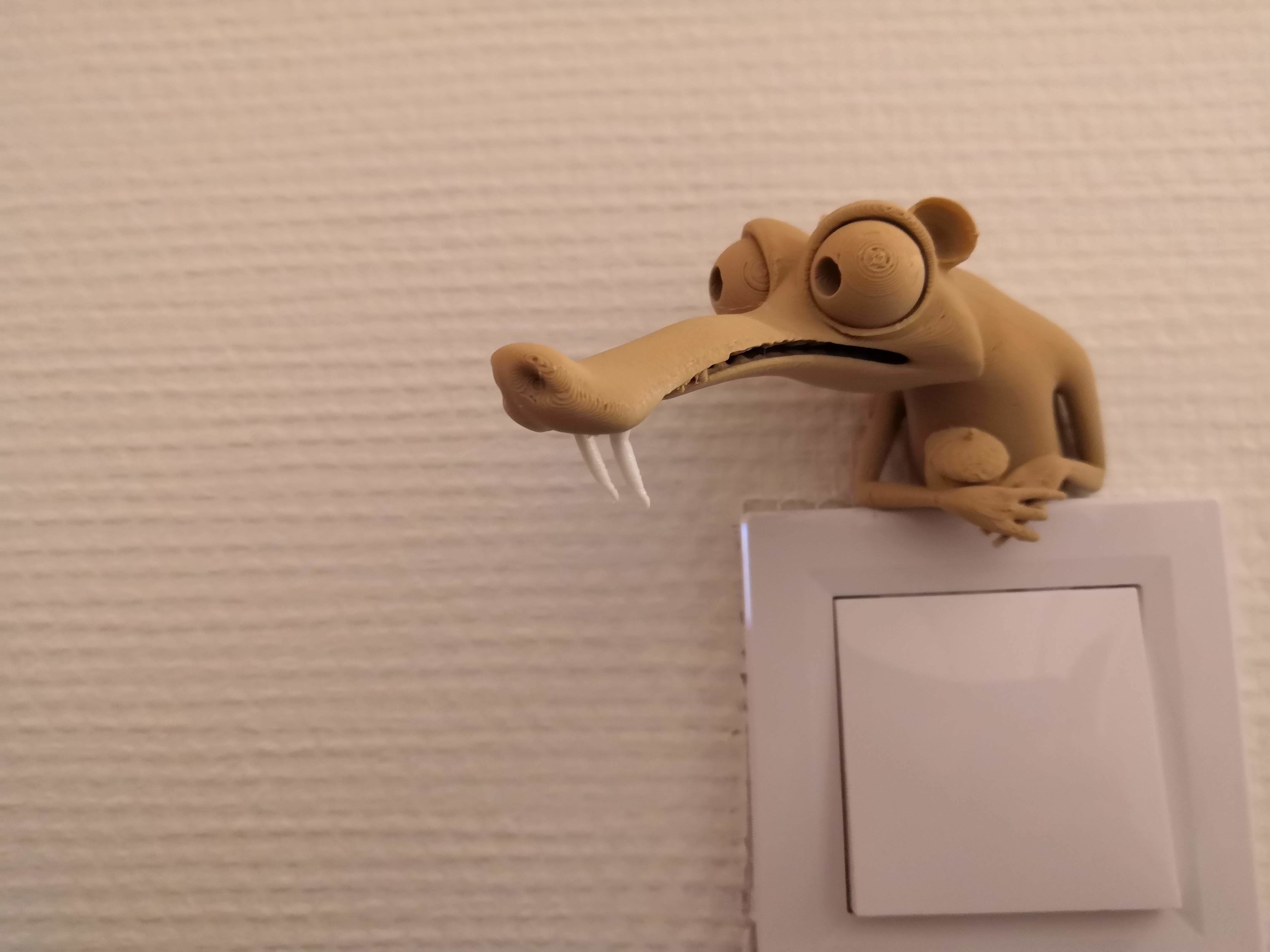 Scrat switch skin 3D model 3D printable | CGTrader