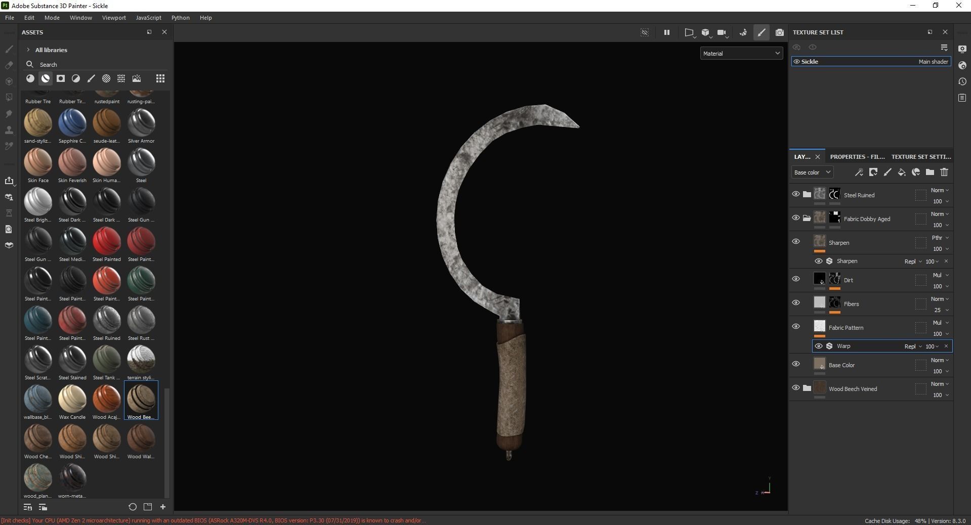 3D model Sickle 3D Model VR / AR / low-poly | CGTrader