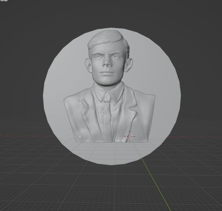 Alan Turing Relief 3D model 3D printable | CGTrader