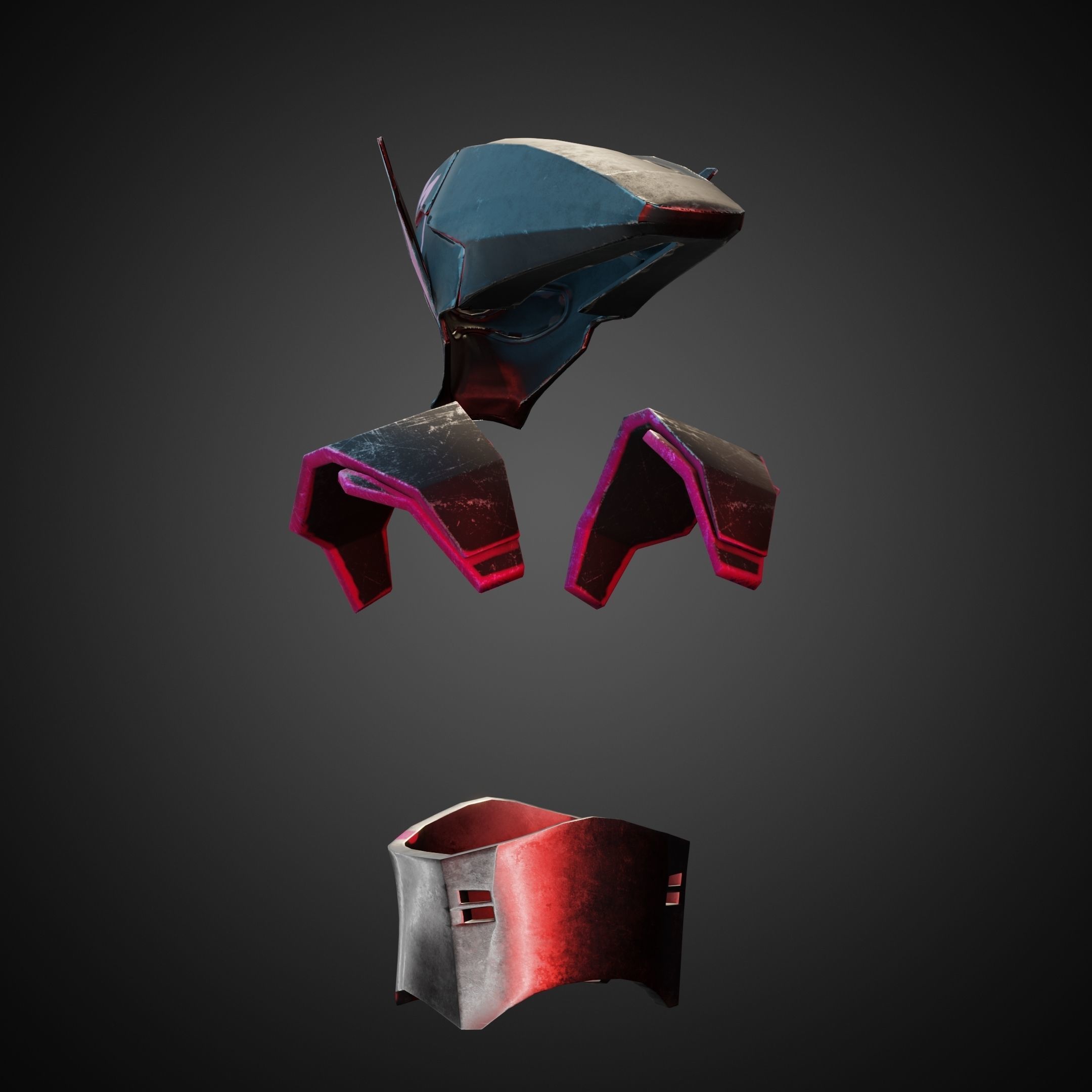 Star Wars Visions Am Armor and Helmet for Cosplay 3D print model 3D ...