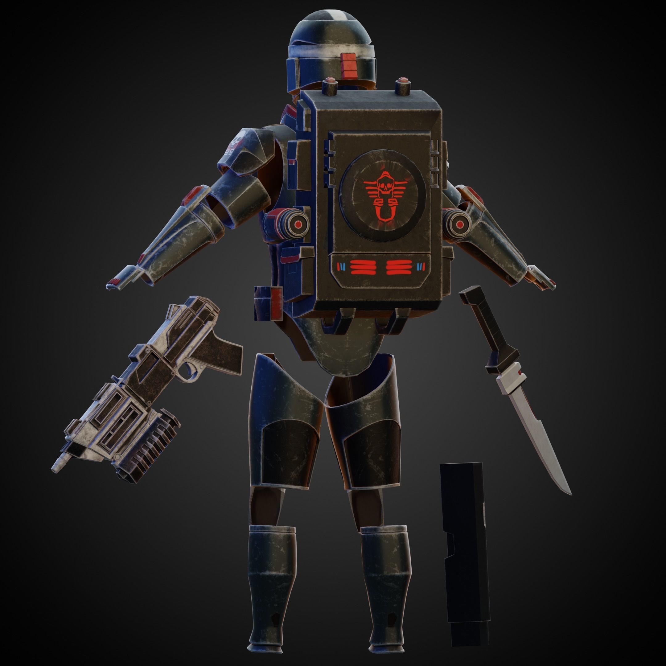 The Bad Batch Wrecker Full Armor for Cosplay 3D Model Collection | CGTrader