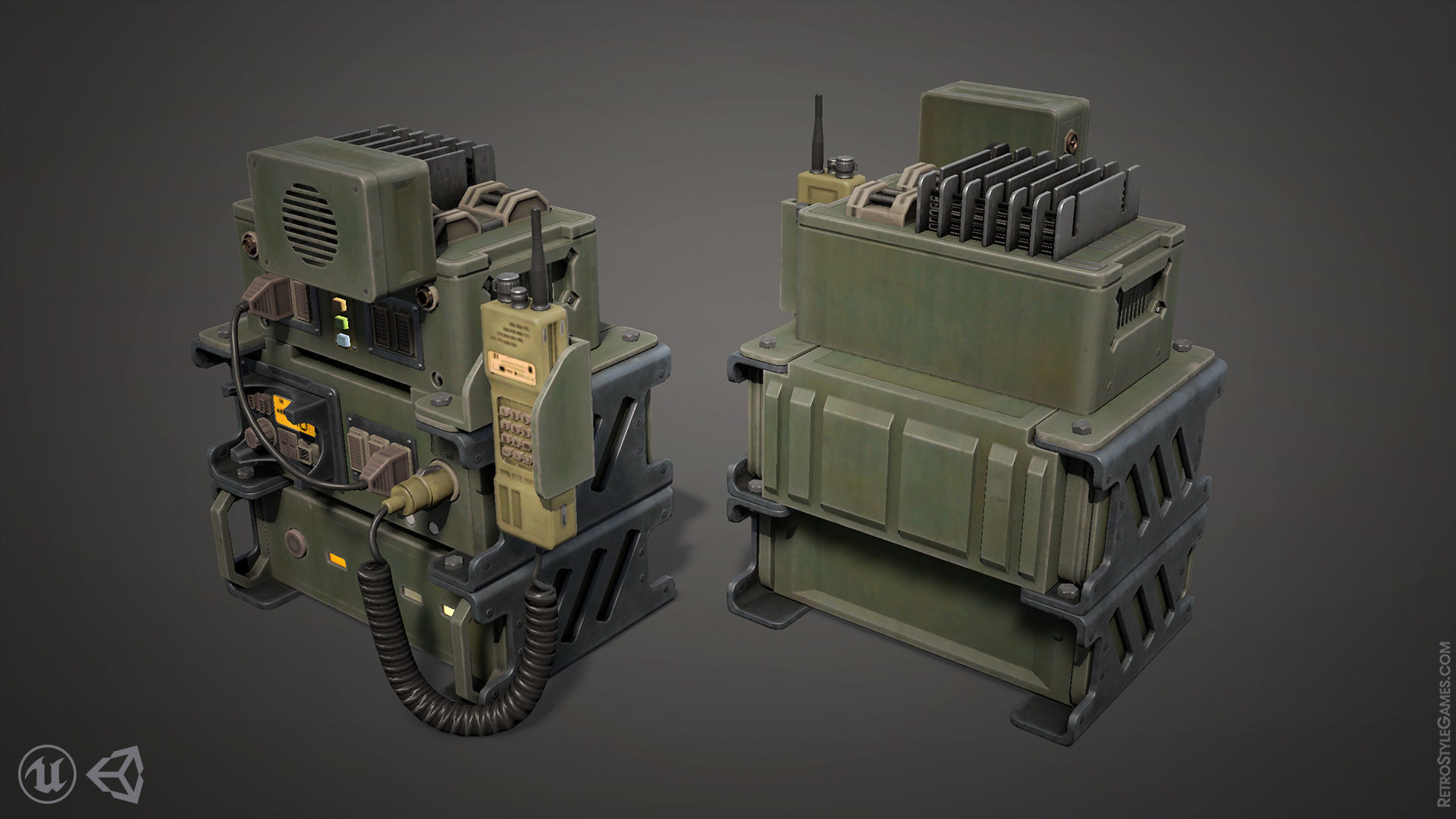 3D model Defense Line Vol6 - Wireless Warfare VR / AR / low-poly | CGTrader