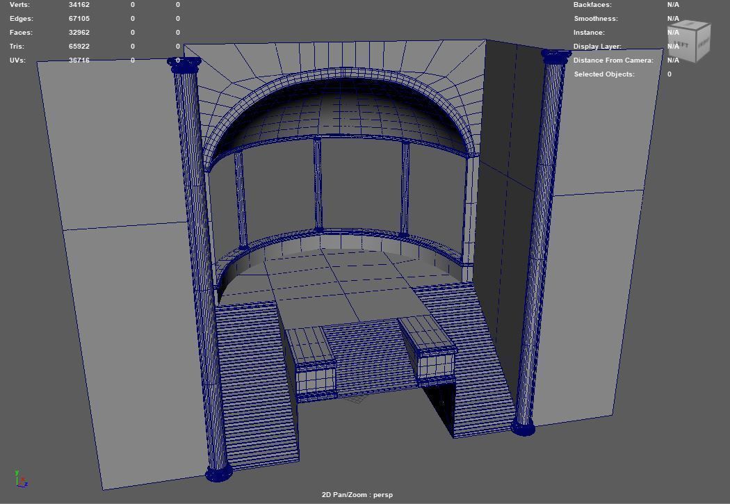 3D model Fantasy Building Temple Altar VR / AR / low-poly | CGTrader