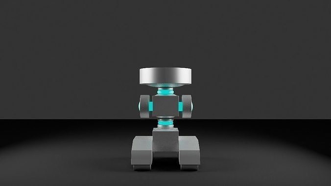 Simple Robot animated free 3D model animated | CGTrader