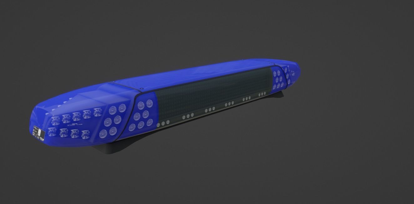 3D model DBS 4000 Lightbar VR / AR / low-poly | CGTrader