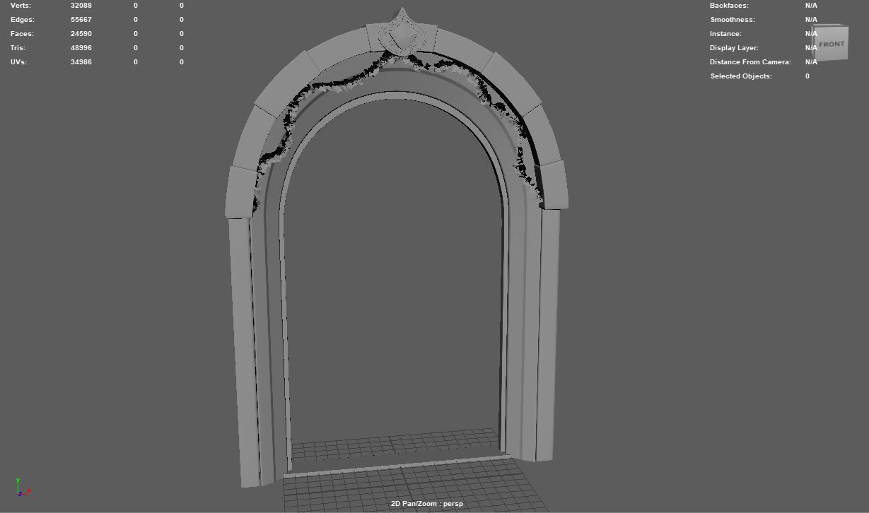 Fantasy Archway free VR / AR / low-poly 3D model | CGTrader