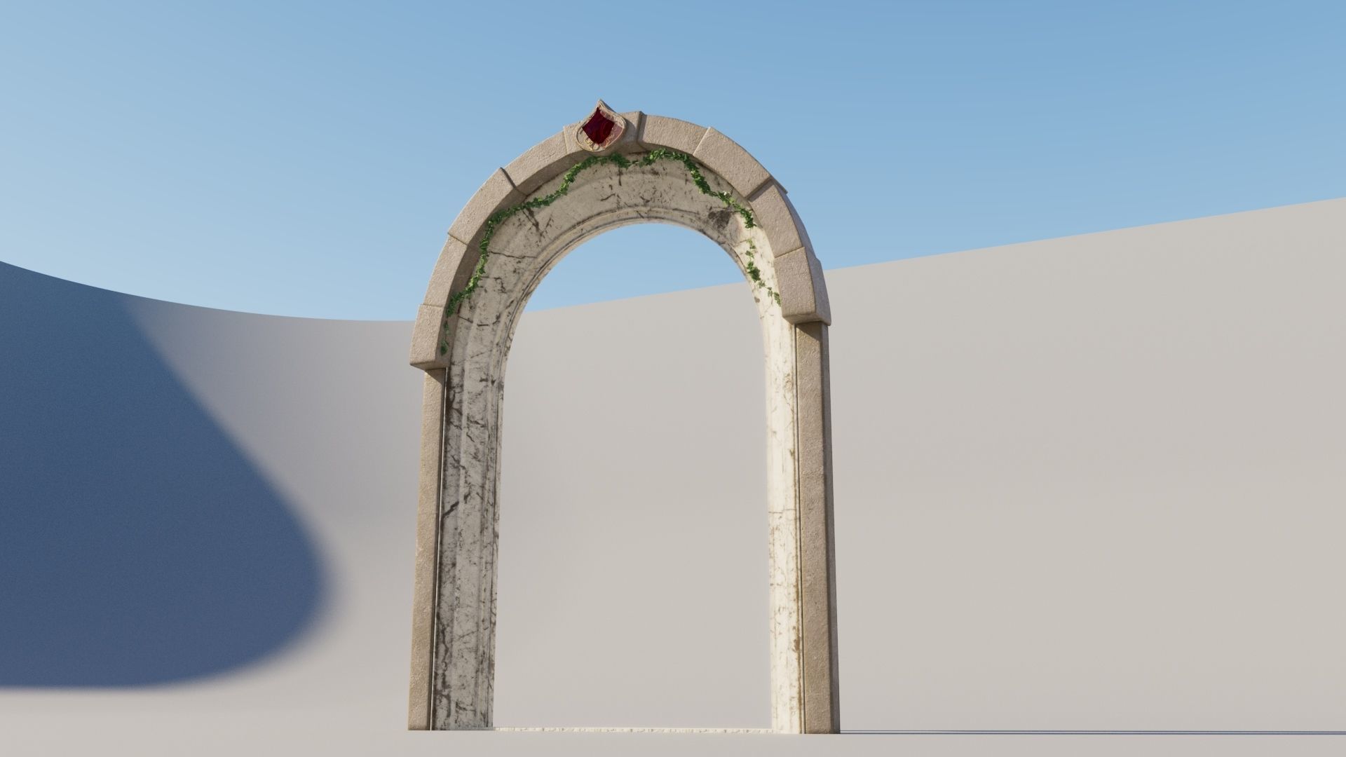 Fantasy Archway free VR / AR / low-poly 3D model | CGTrader