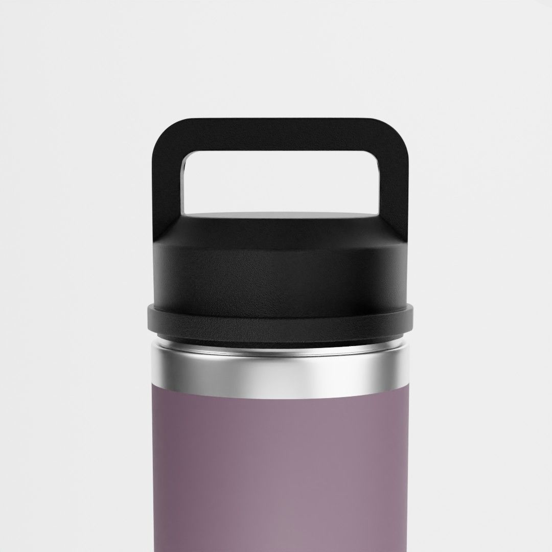 3D model Steel Water flask highquality 3d model with yeti logo VR / AR ...