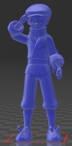 Rei pokemon trainer 3D model 3D printable | CGTrader