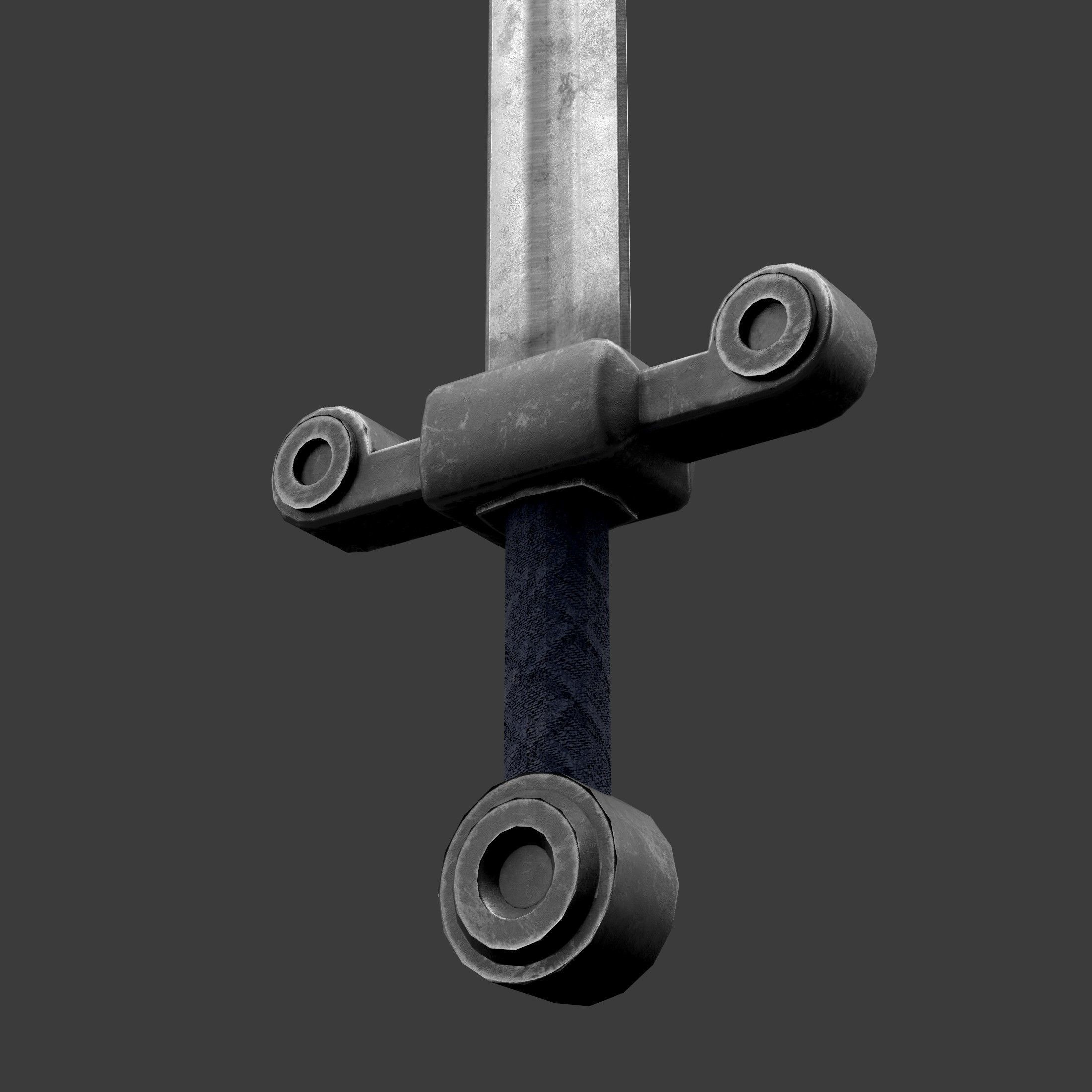 3D model Diablo Inspired Blade - One handed Sword VR / AR / low-poly ...