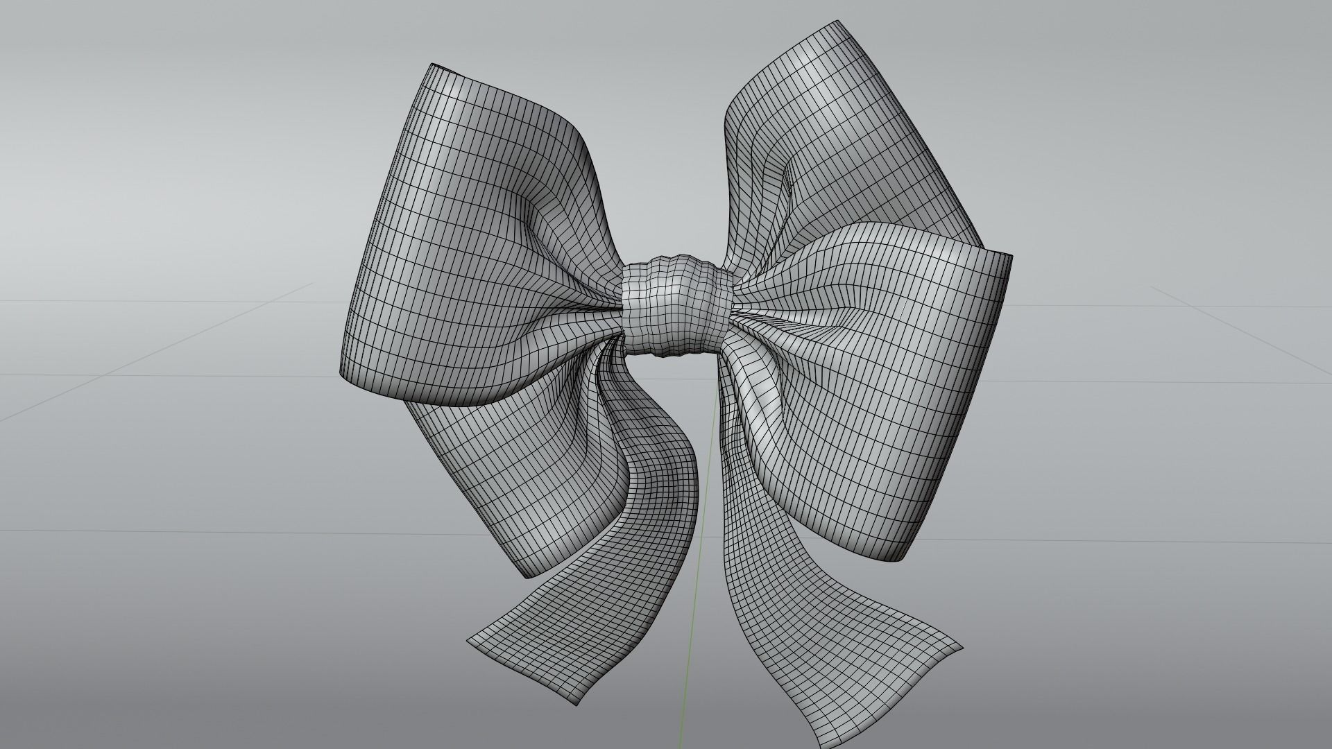 Ribbon Bow realistic 3D model | CGTrader