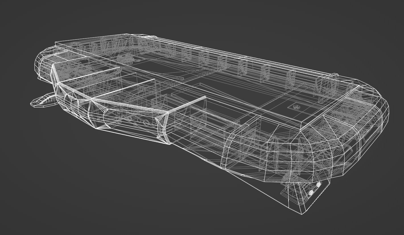 3D model Federal Signal Trafic Storm with camera Lightbar VR / AR / low ...