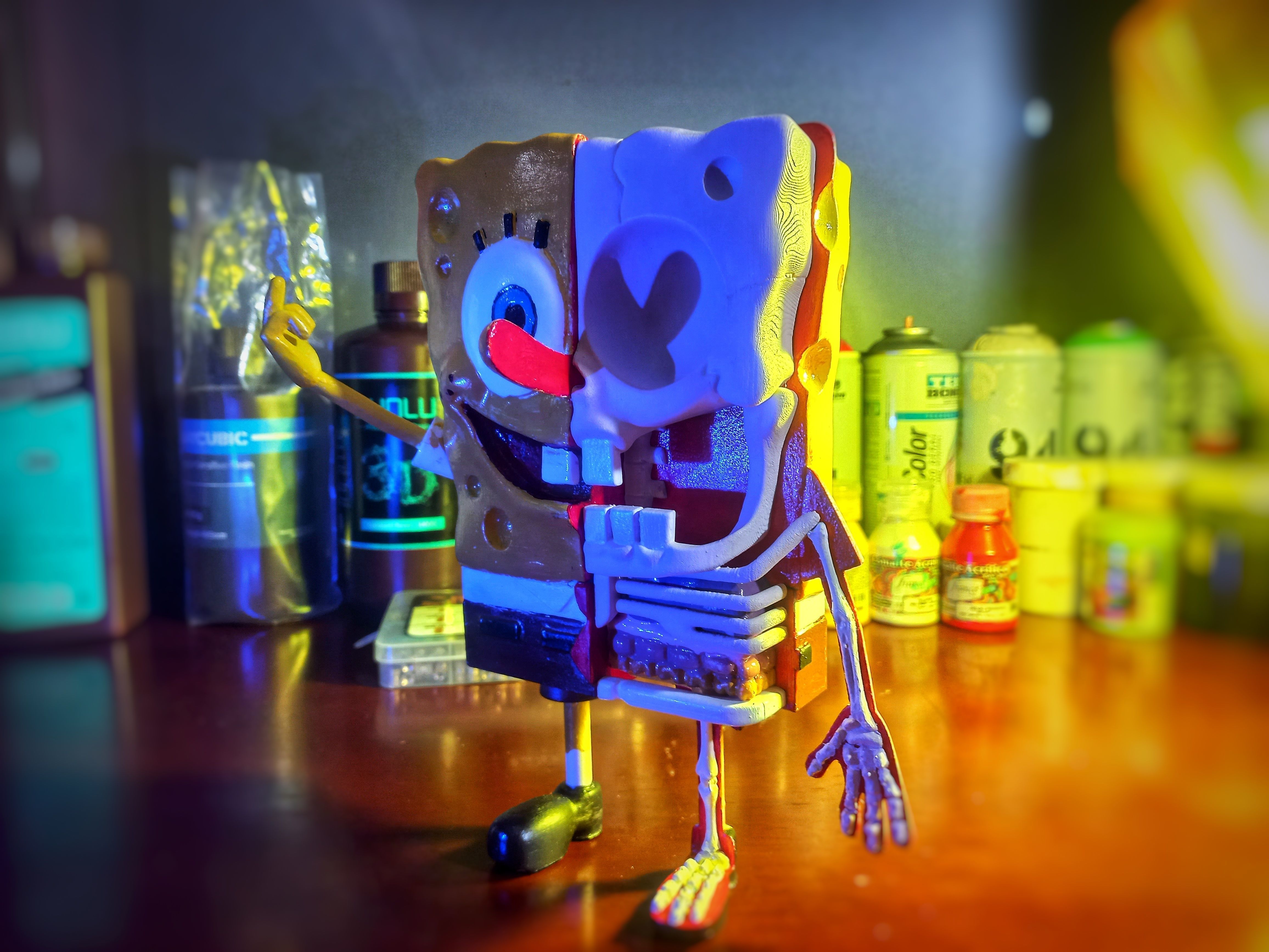 SPONJEBOB X RAY TOY BOB ESPONJA 3D model 3D printable | CGTrader