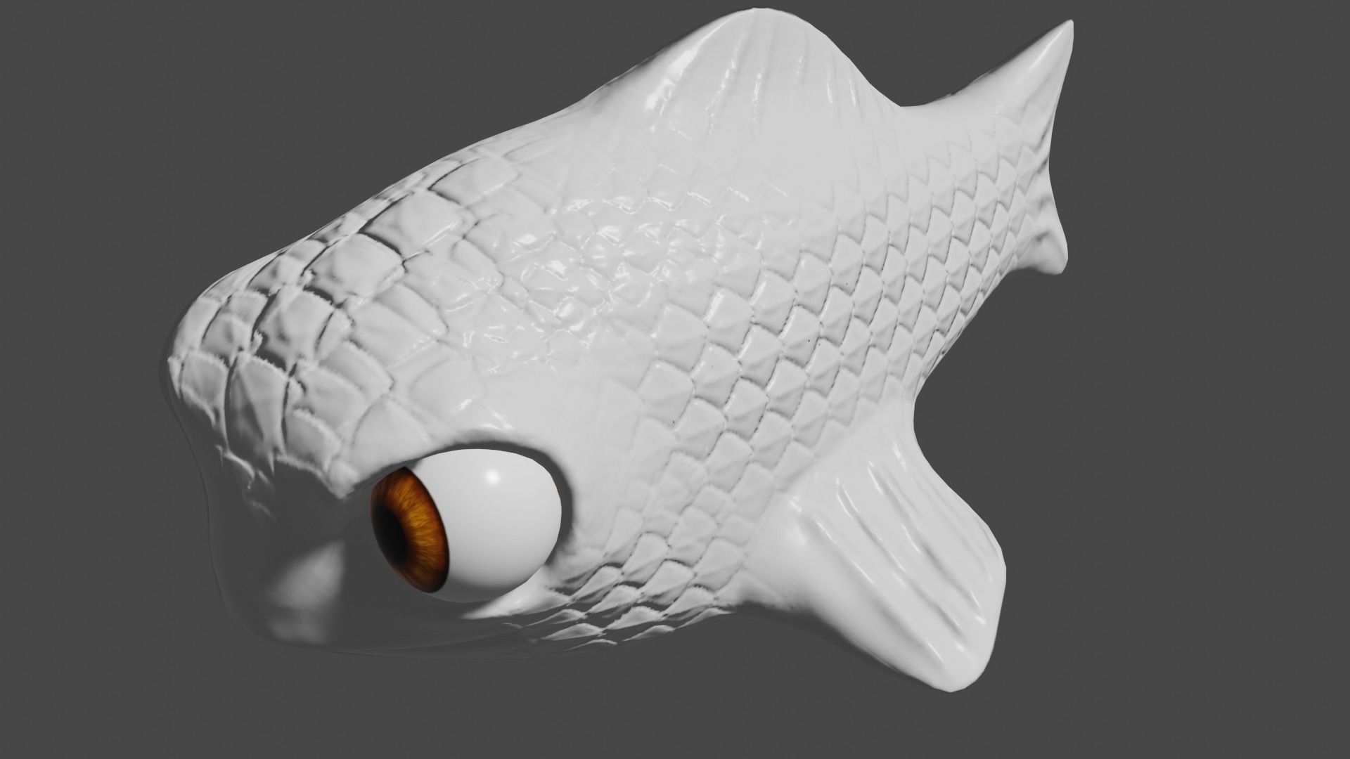 Low Polygon mesh Fish model 3D model | CGTrader