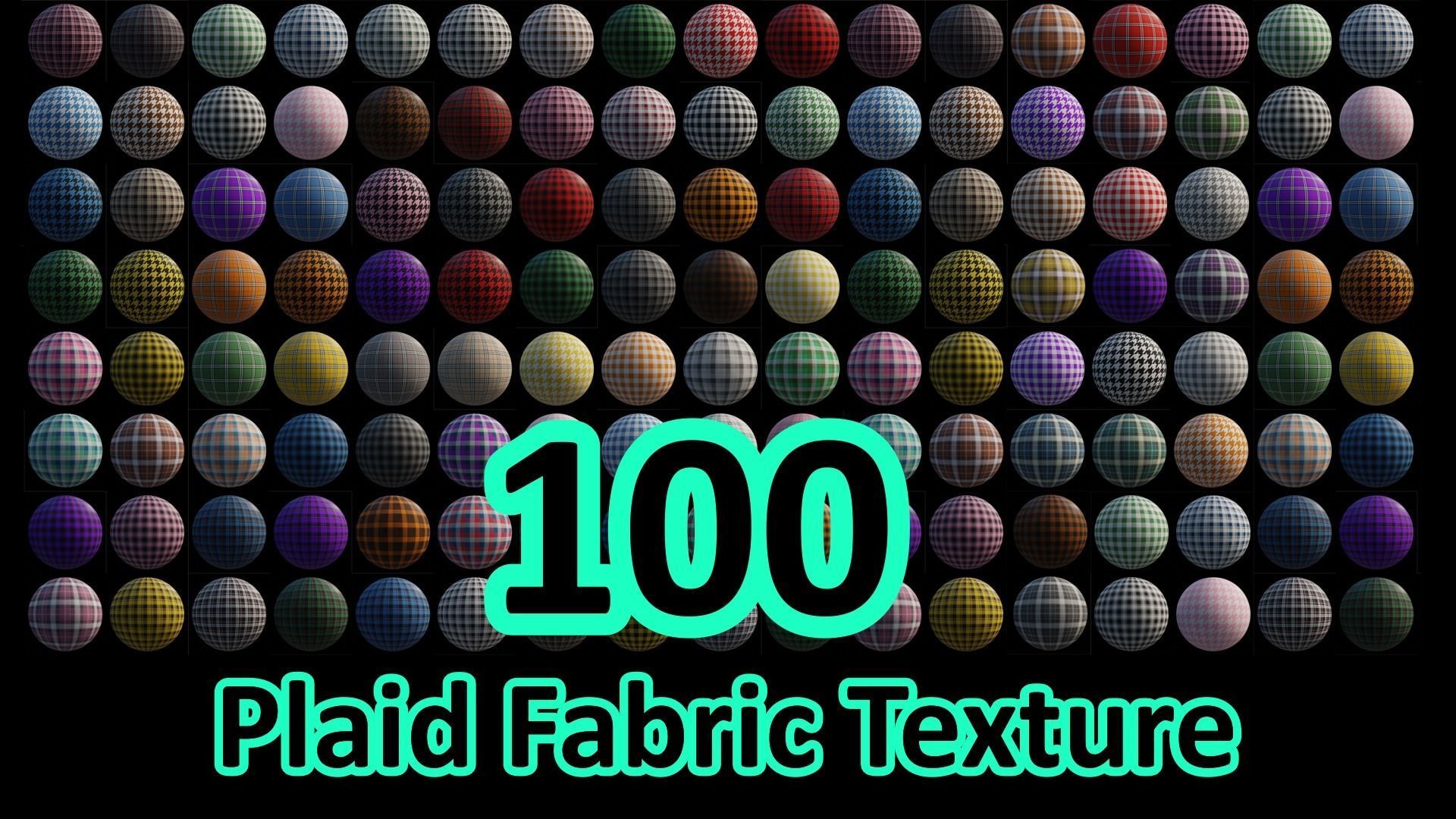 100 Plaid Fabric Texture Pack 8K Texture | CGTrader