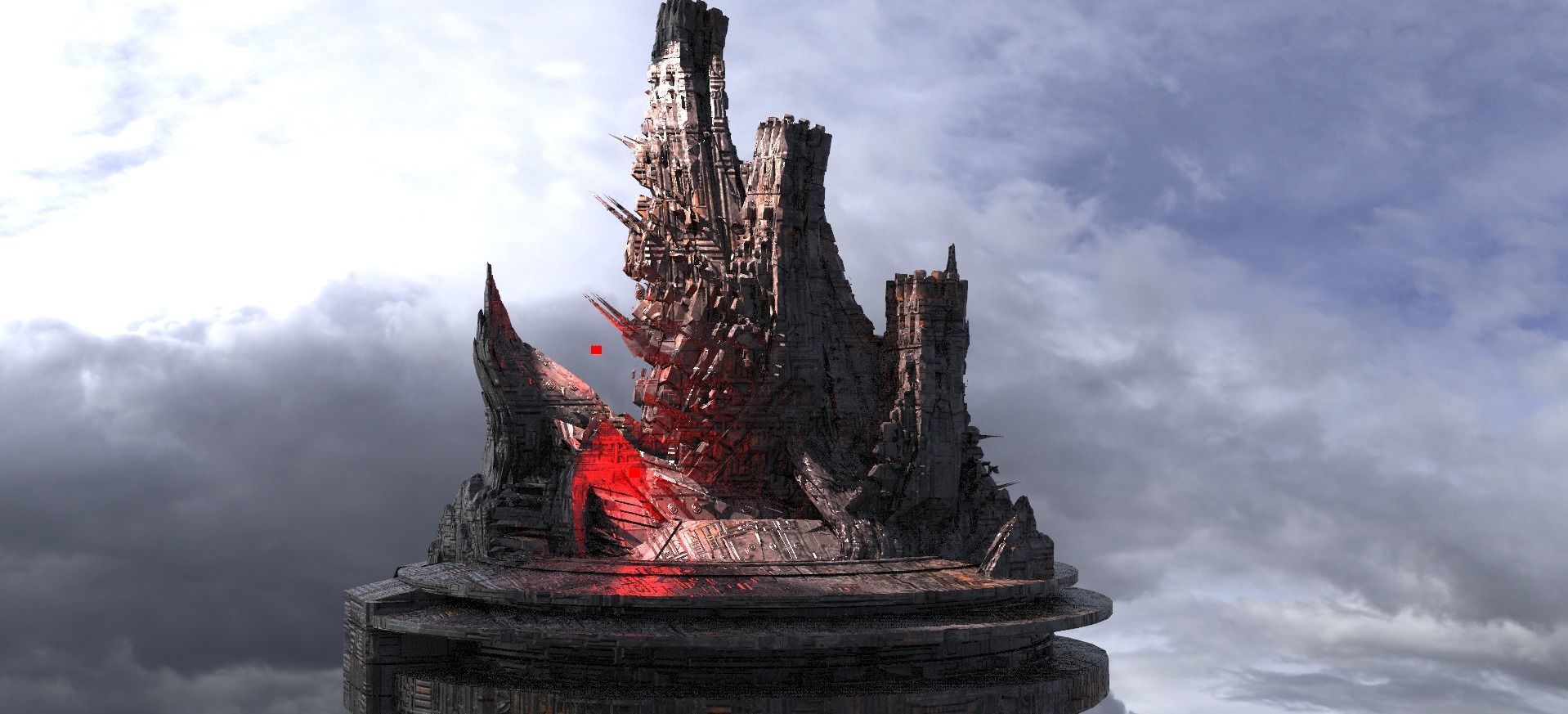 Mars Storm Tech Monolith 3D model | CGTrader