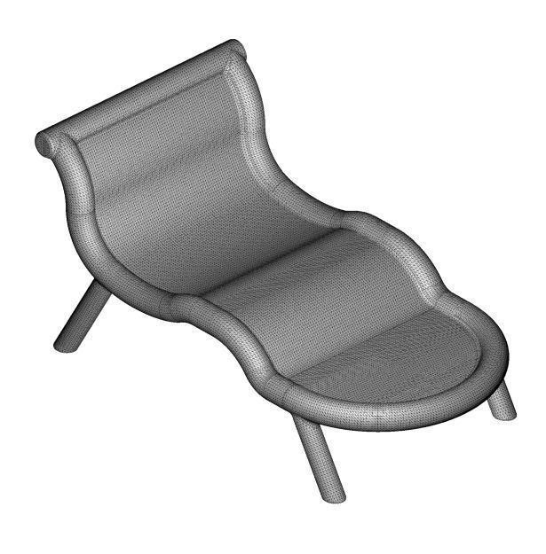 Fancy Lounge Chair 3D model | CGTrader