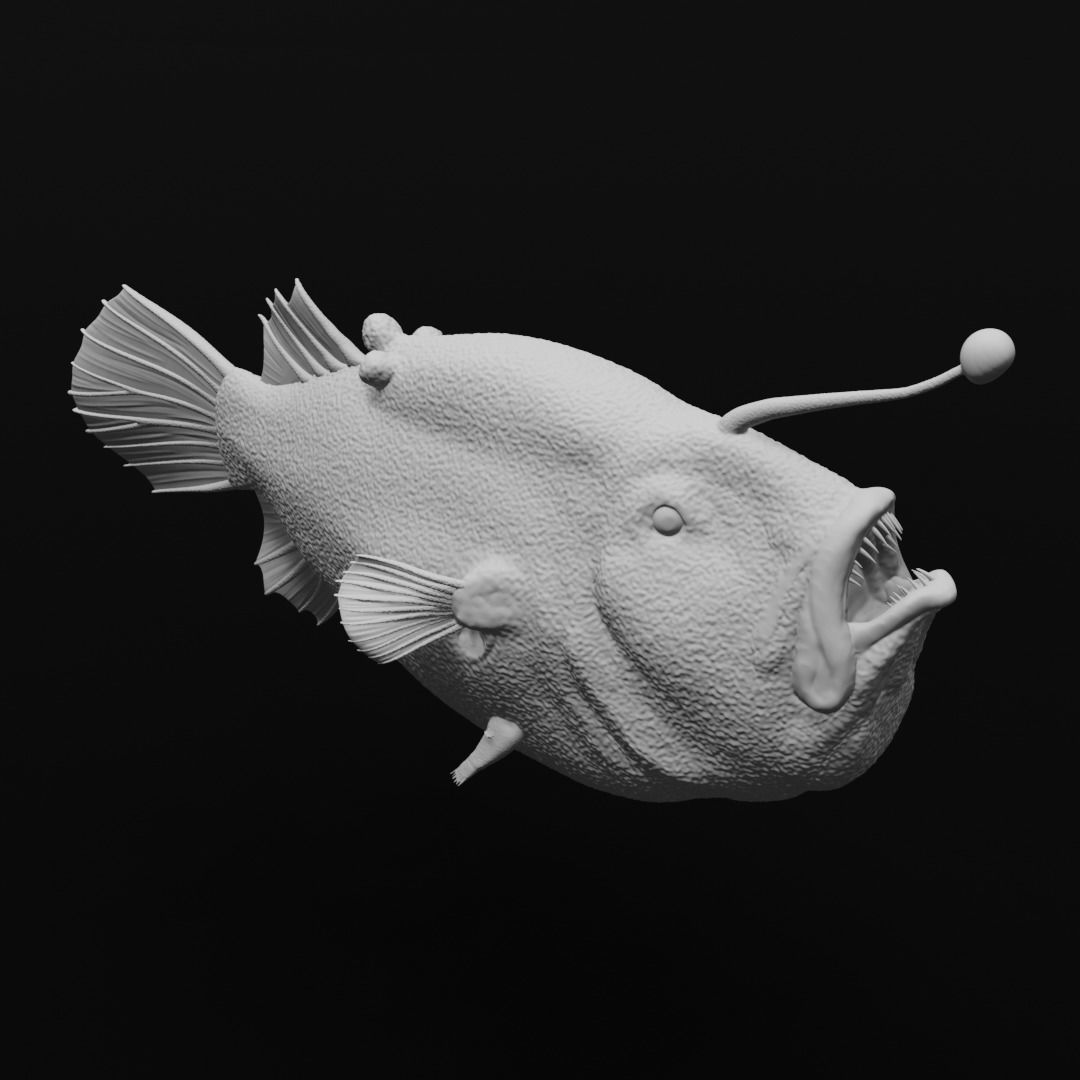 Triplewart Seadevil - Realistic Angler Fish 3d Print 3D model 3D ...