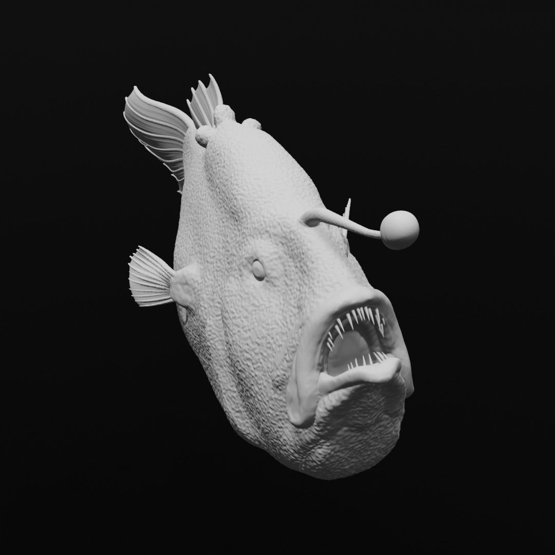 Triplewart Seadevil - Realistic Angler Fish 3d Print 3D model 3D ...