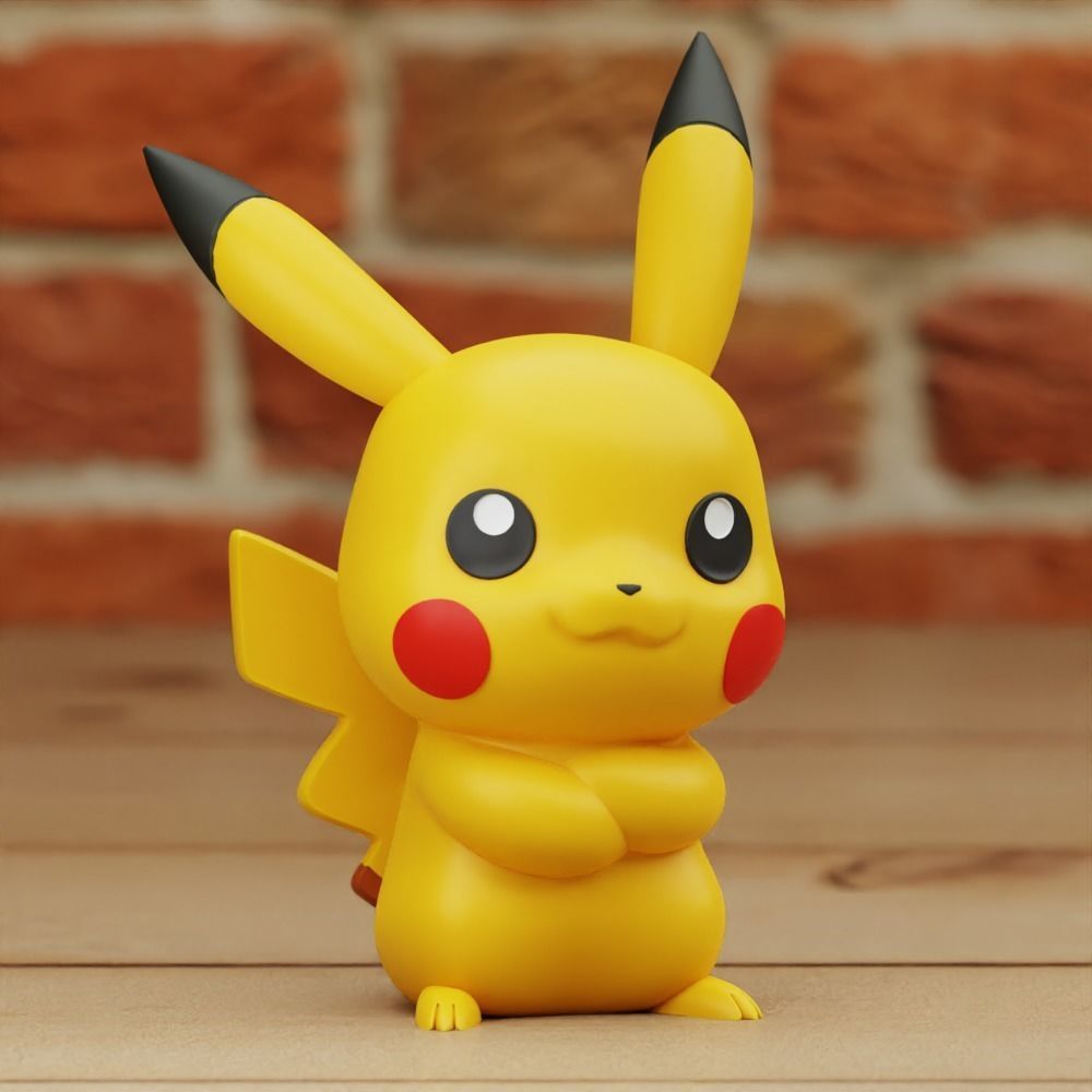 PIKACHU CHIBI 2 DIFF MODELS PRINT IN PLACE NO SUPPORTS 3D model 3D ...