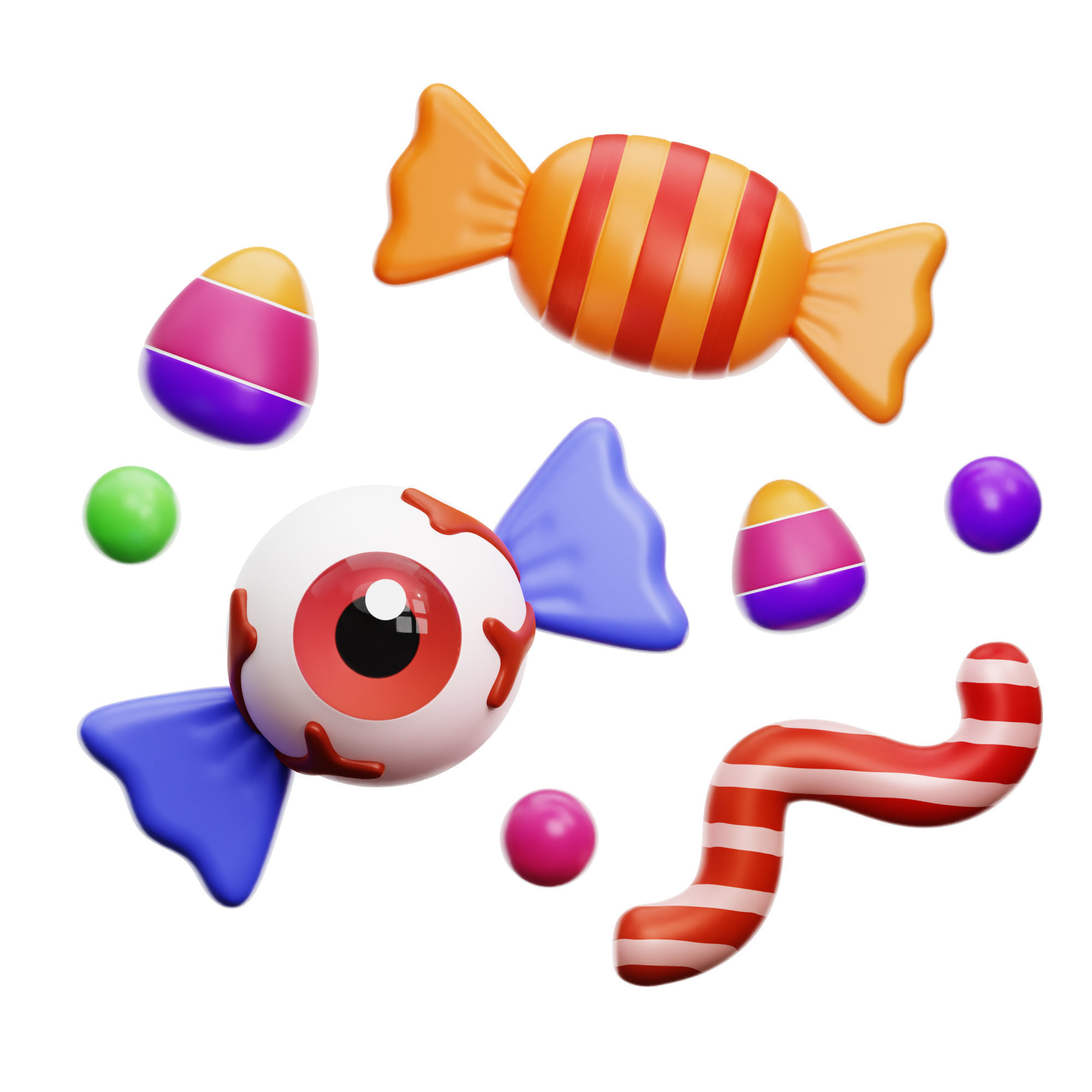 3D model Candy 3D Icon VR / AR / low-poly | CGTrader