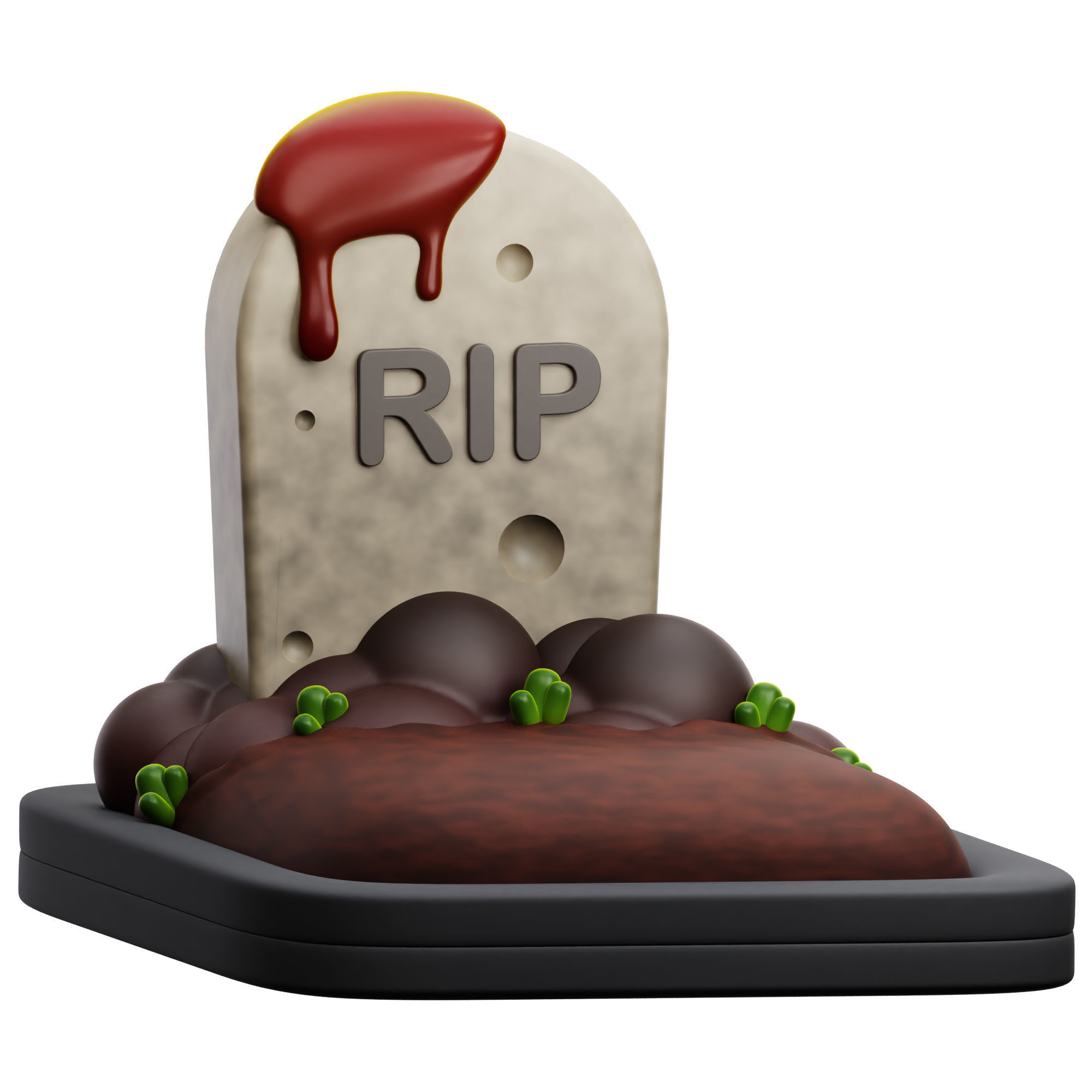 3D model Grave 3D Icon VR / AR / low-poly | CGTrader