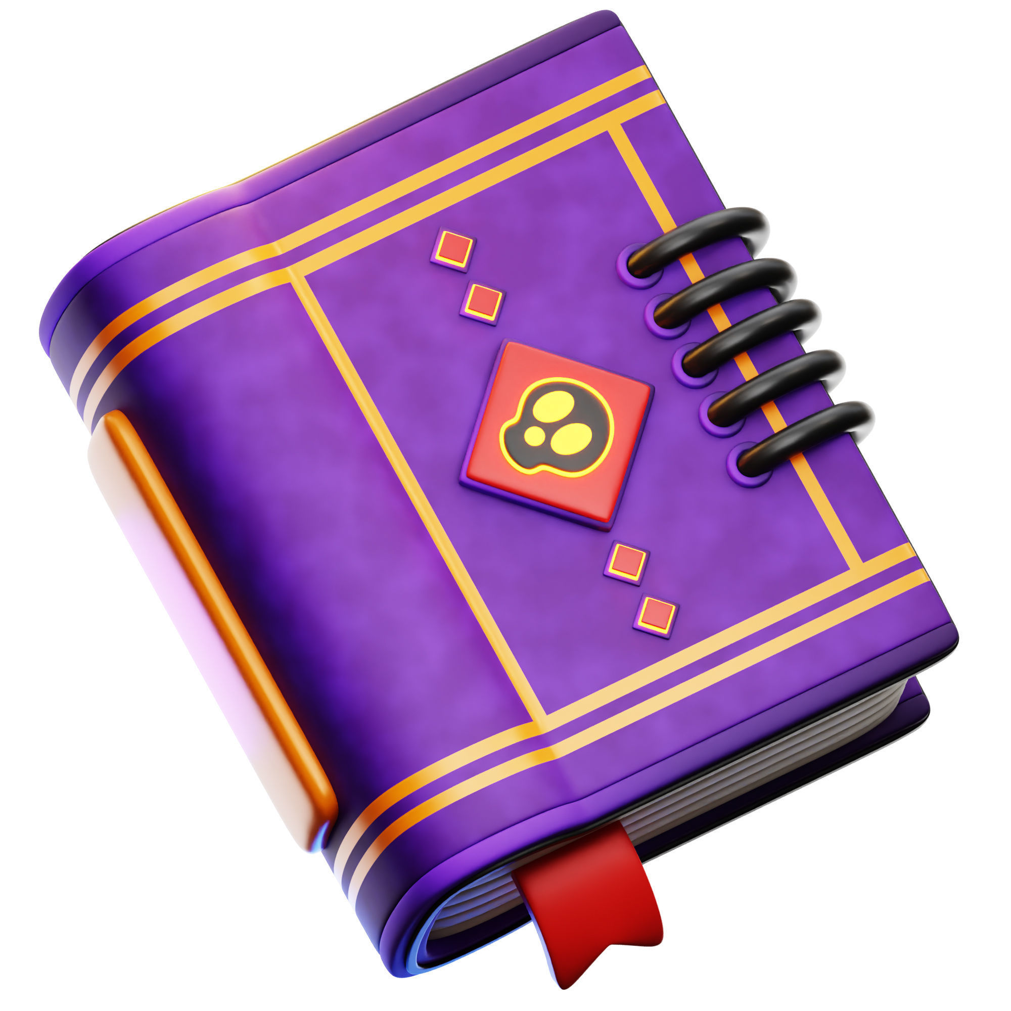 3D model Spell Book 3D Icon VR / AR / low-poly | CGTrader