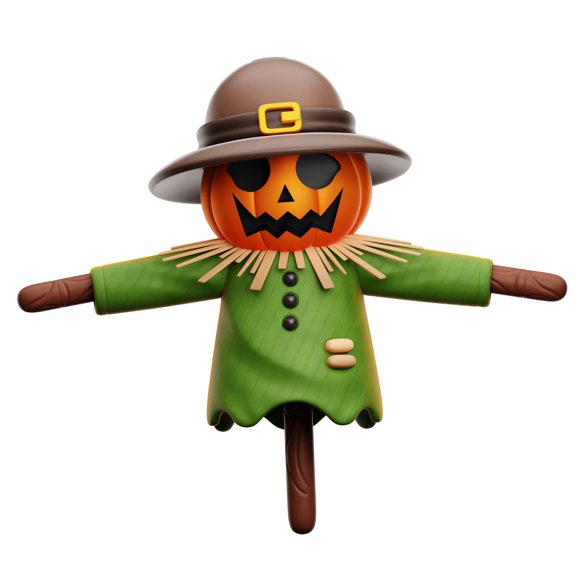 3D model Scarecrow 3D Icon VR / AR / low-poly | CGTrader
