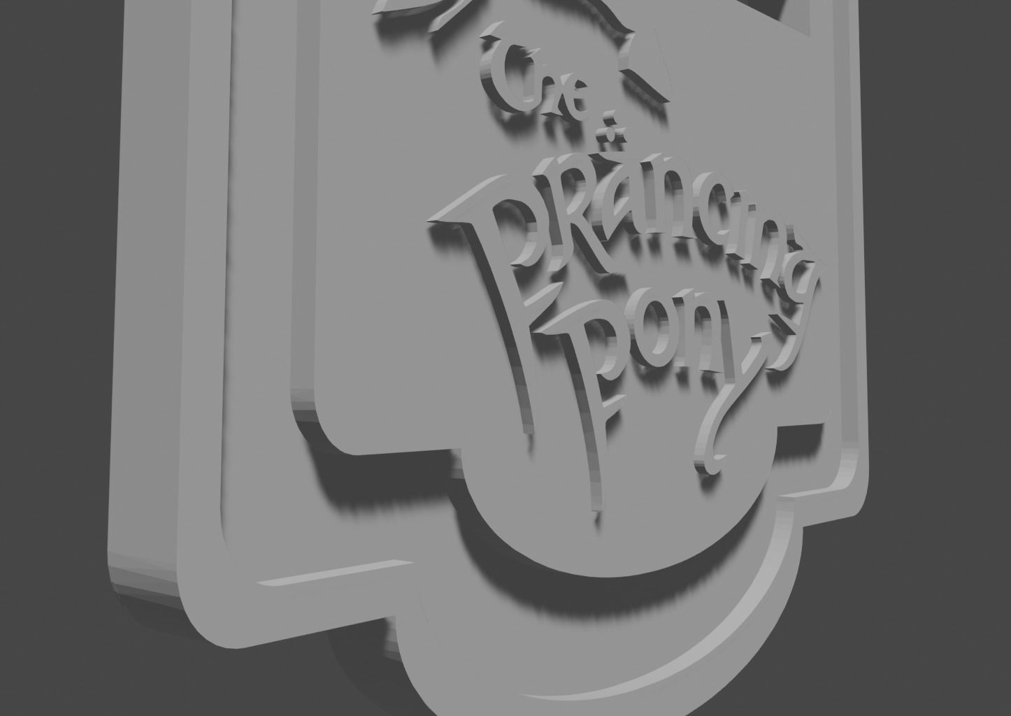 The Prancing Pony sign - LotR 3D model 3D printable | CGTrader