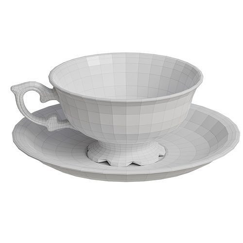 3D model Tea-Cup VR / AR / low-poly | CGTrader