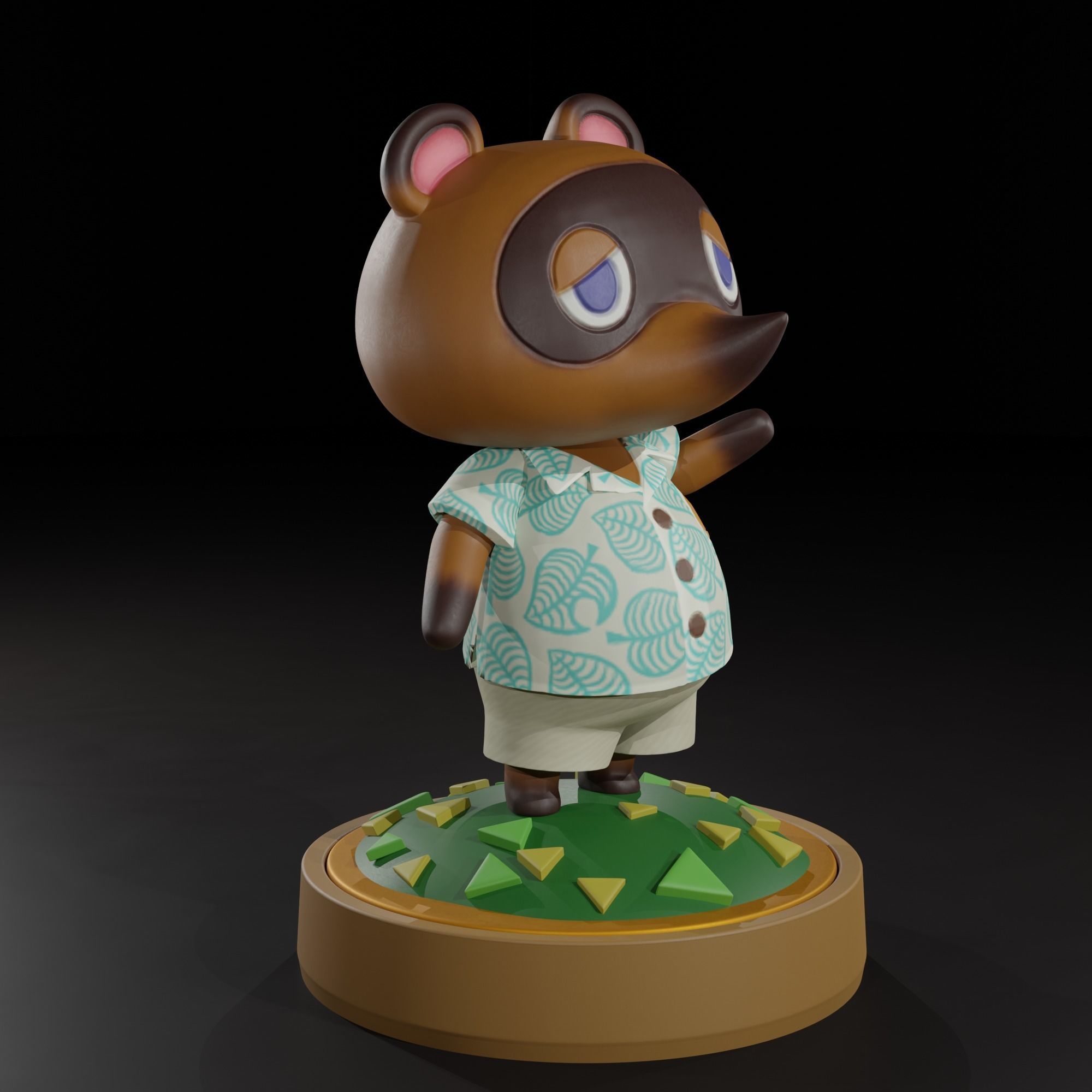 Tom Nook - Animal Crossing 3D model 3D printable | CGTrader