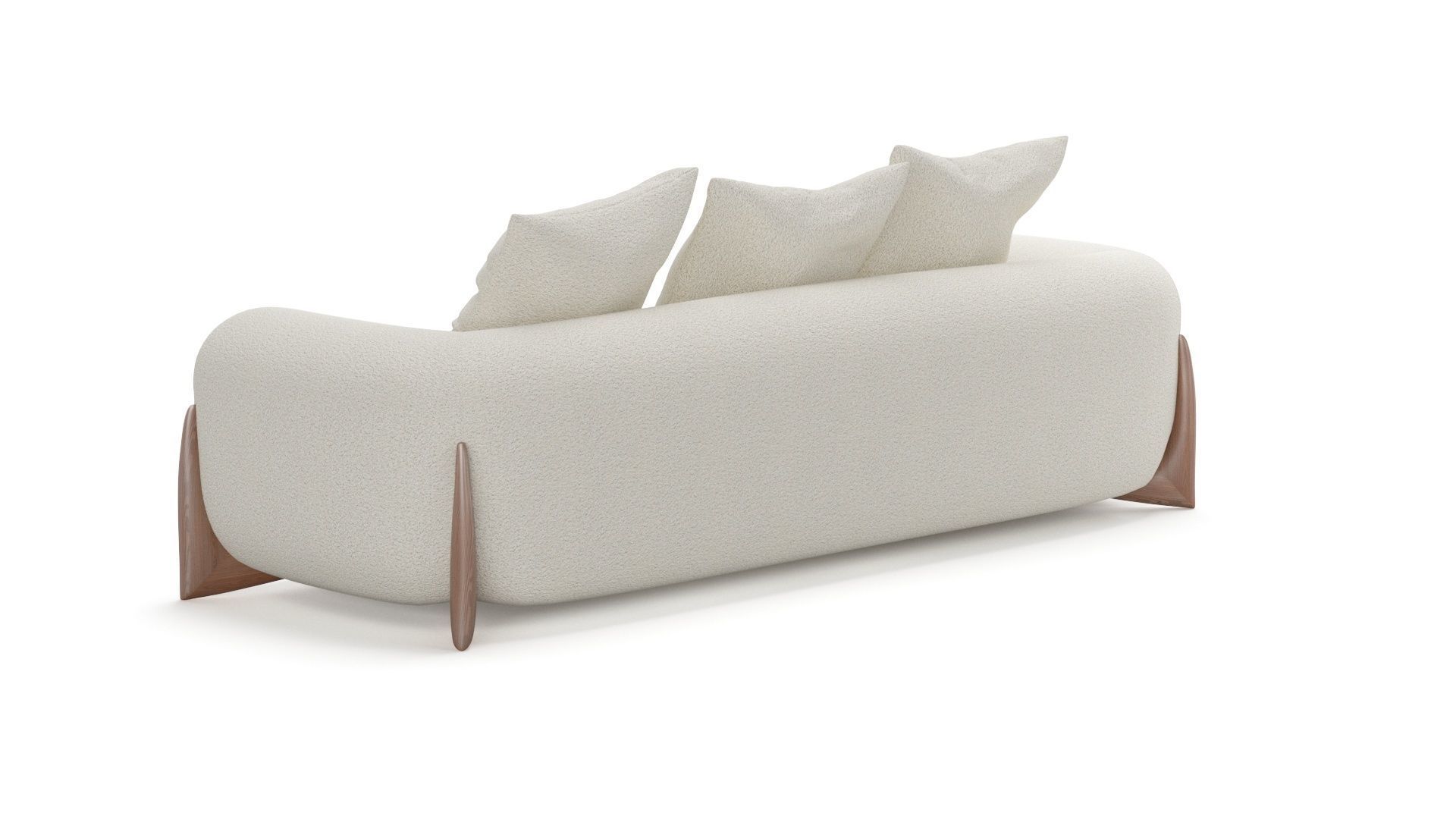 Porada SOFTBAY 3 seater fabric sofa 3D model | CGTrader