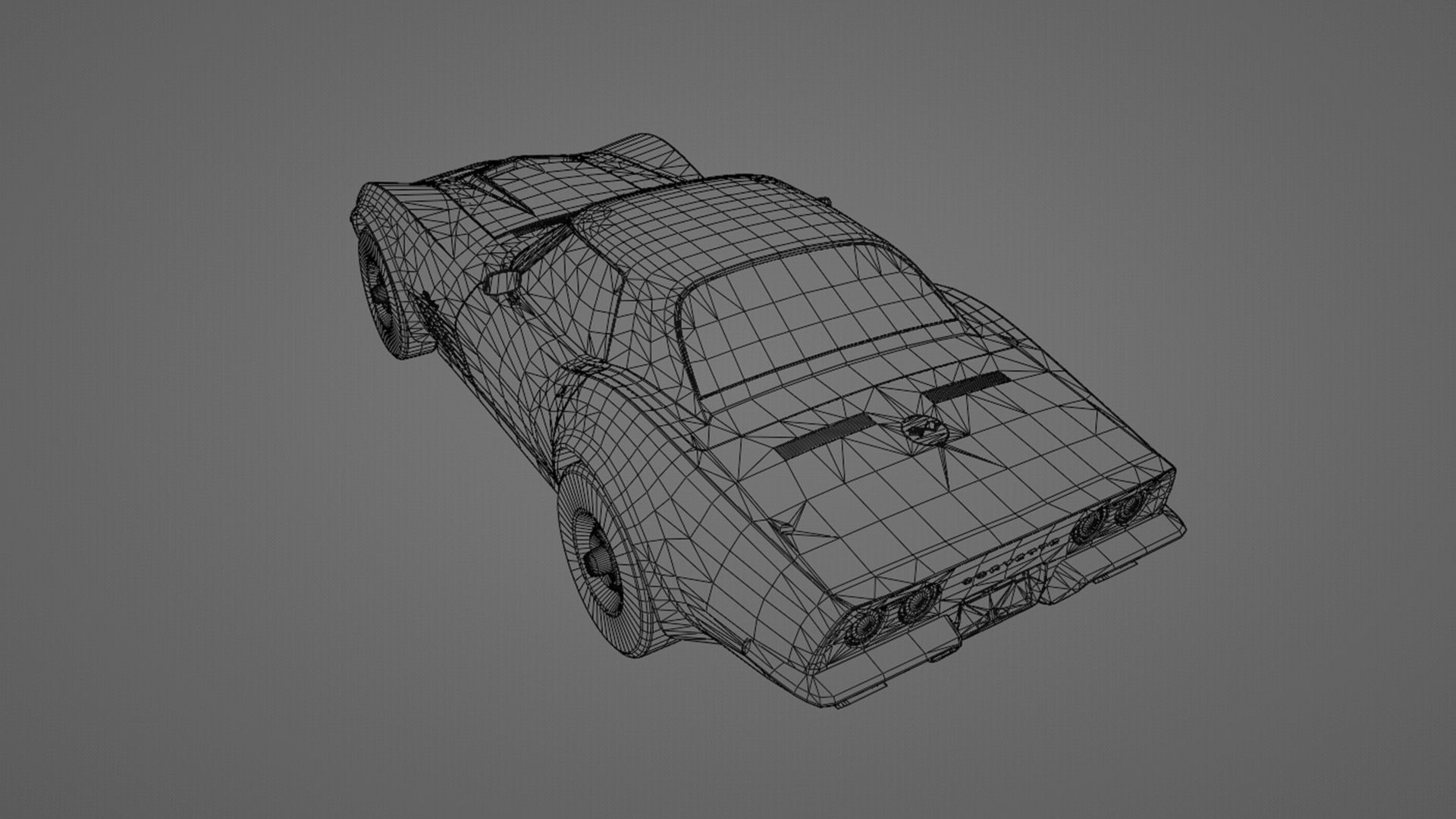 3D model Chevrolet Corvette ZR1 1970 VR / AR / low-poly | CGTrader
