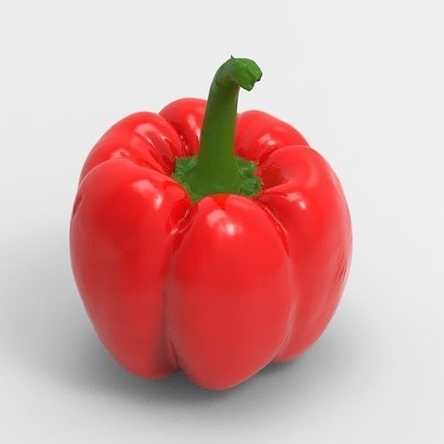 Paprika 3D model 3D printable | CGTrader