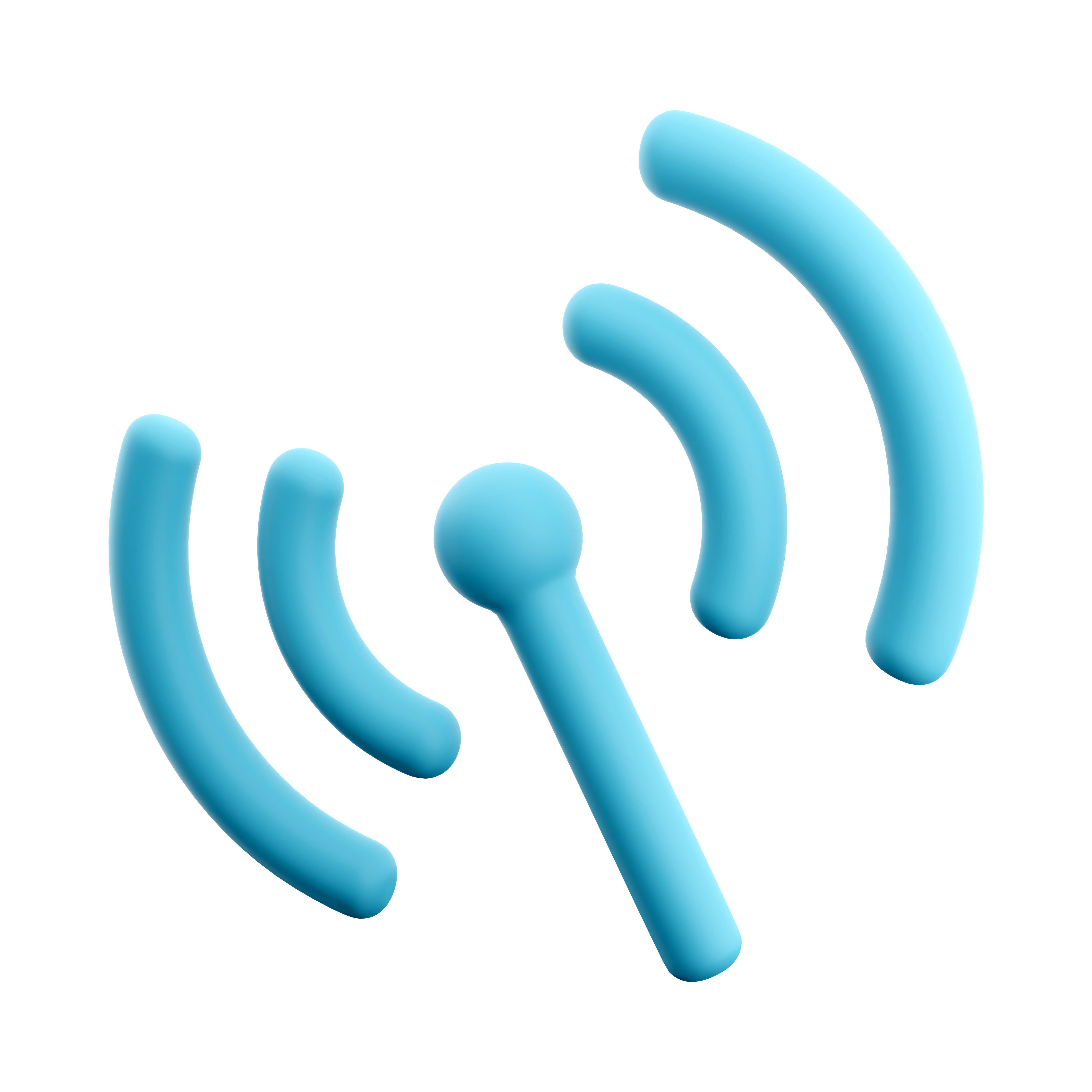 3d Signal transmission icon 3D model | CGTrader