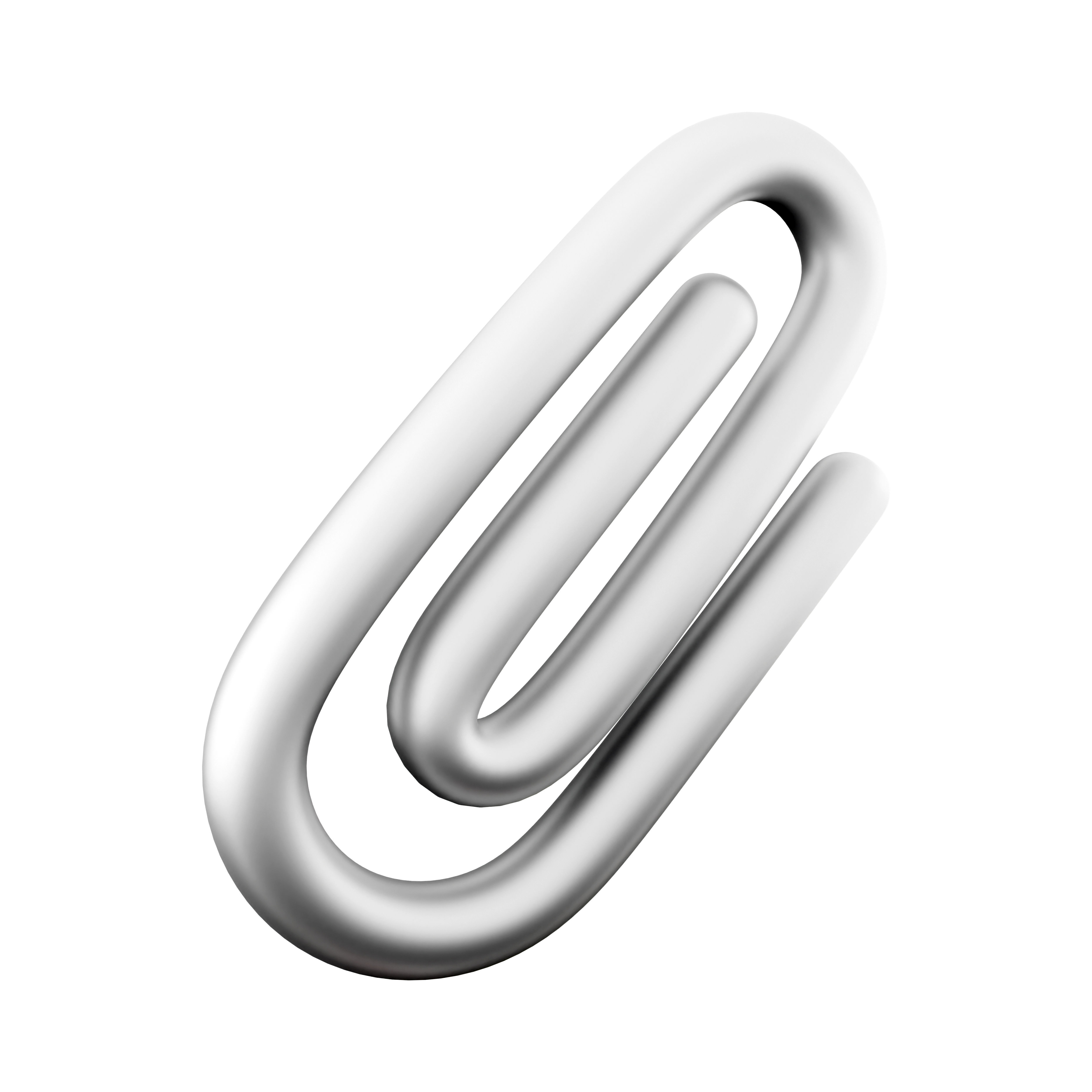 3d paper clip cartoon icon 3D model | CGTrader