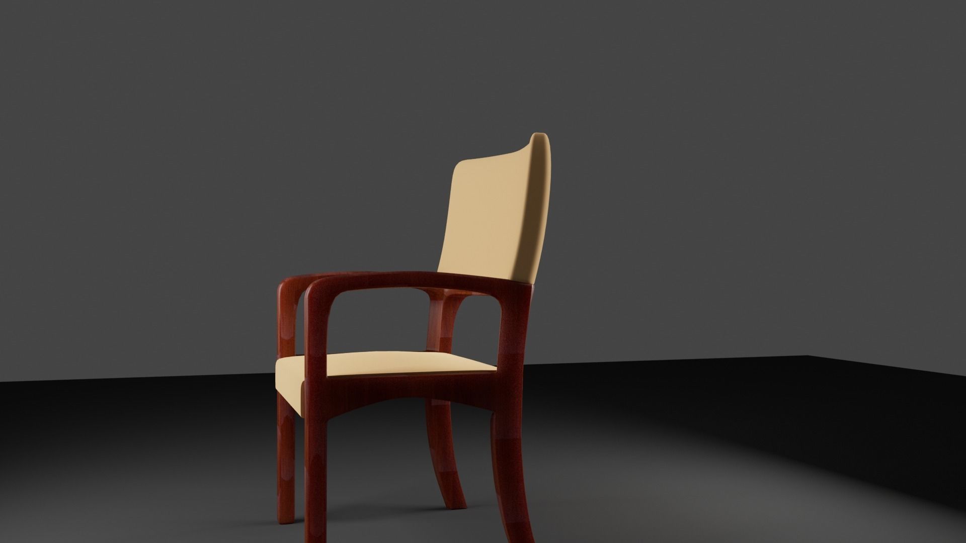 simple chair animated free 3D model animated | CGTrader