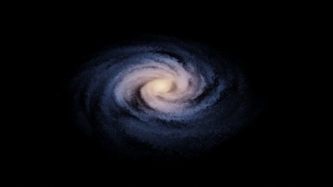 milky way 3D model | CGTrader