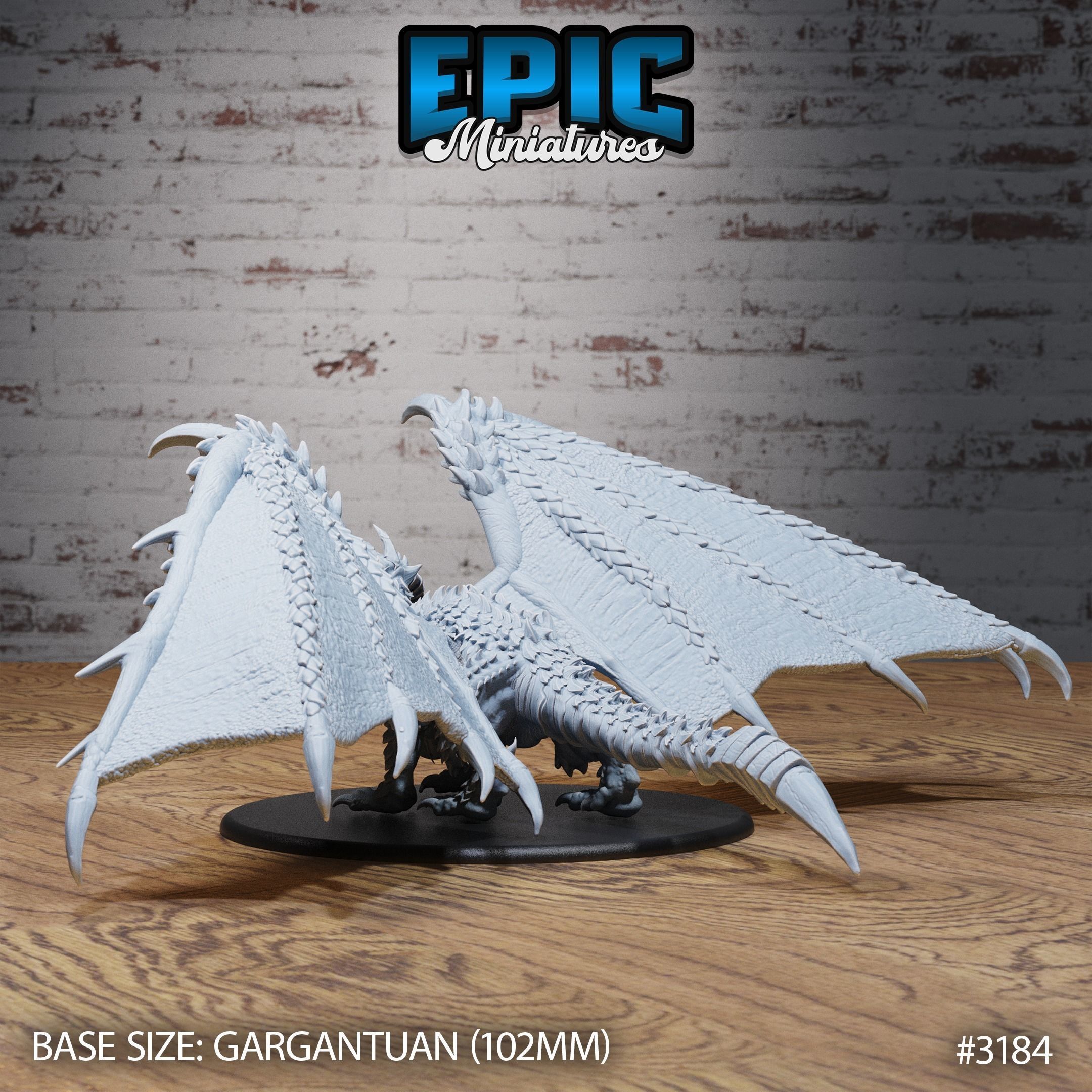Calamity Dragon - DnD Tabletop Miniature 3D Model 3D model 3D printable ...