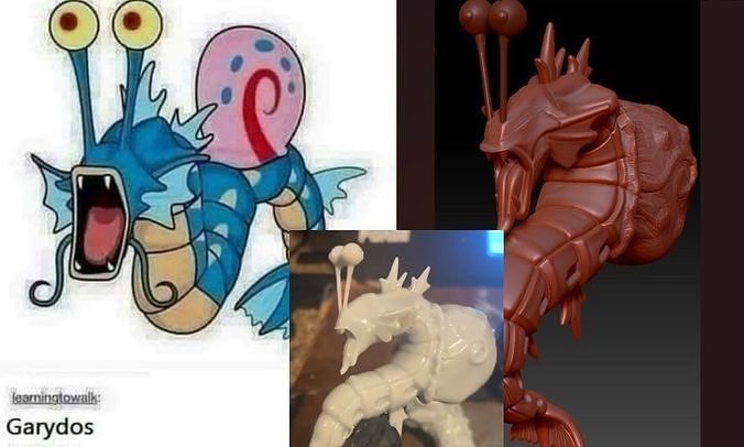Garydos - The Ultimate Meme Mashup 3D Model STL File 3D model 3D ...