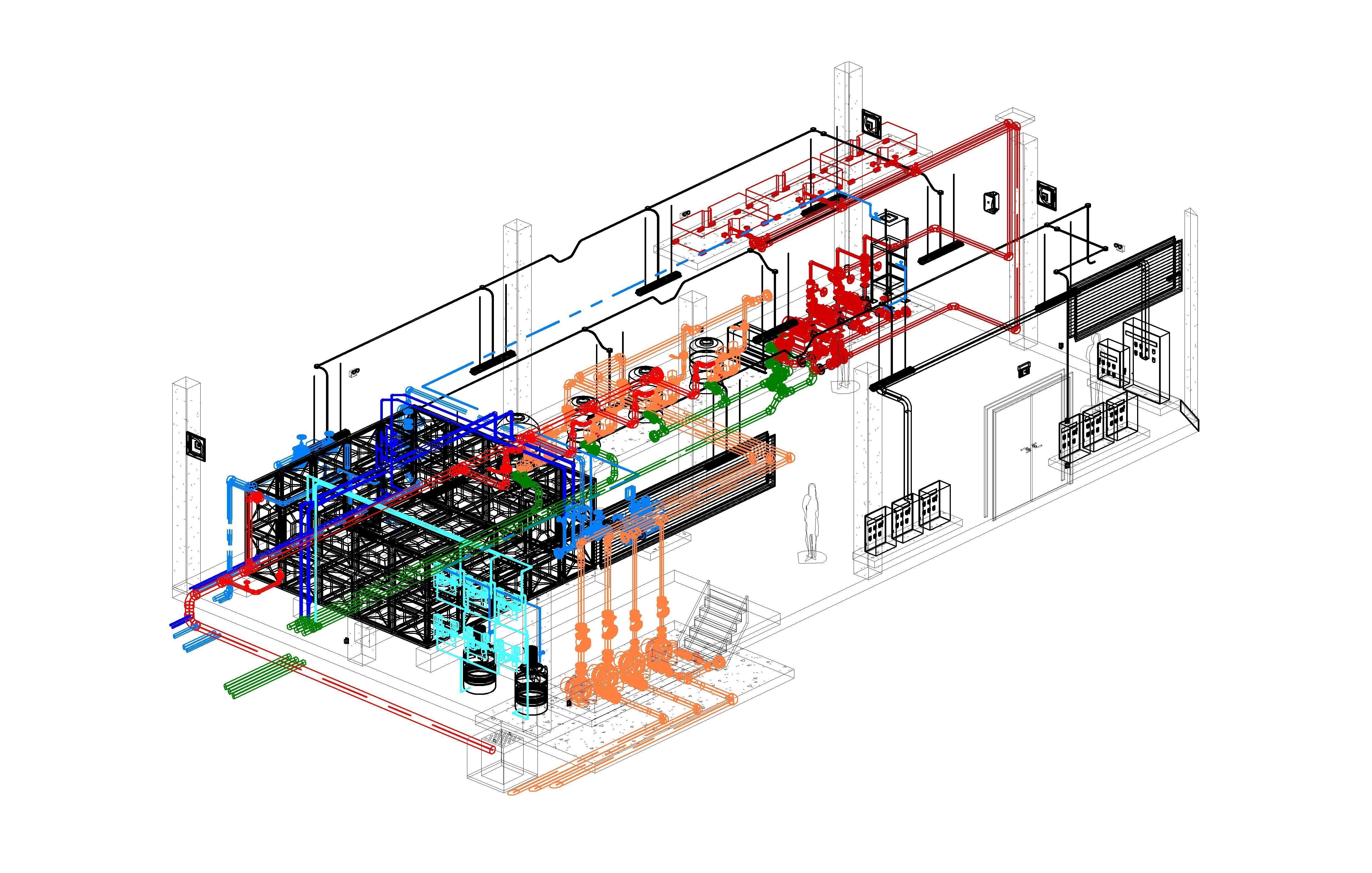 WATER TREATMENT - SWIMMING POOL 3D model | CGTrader