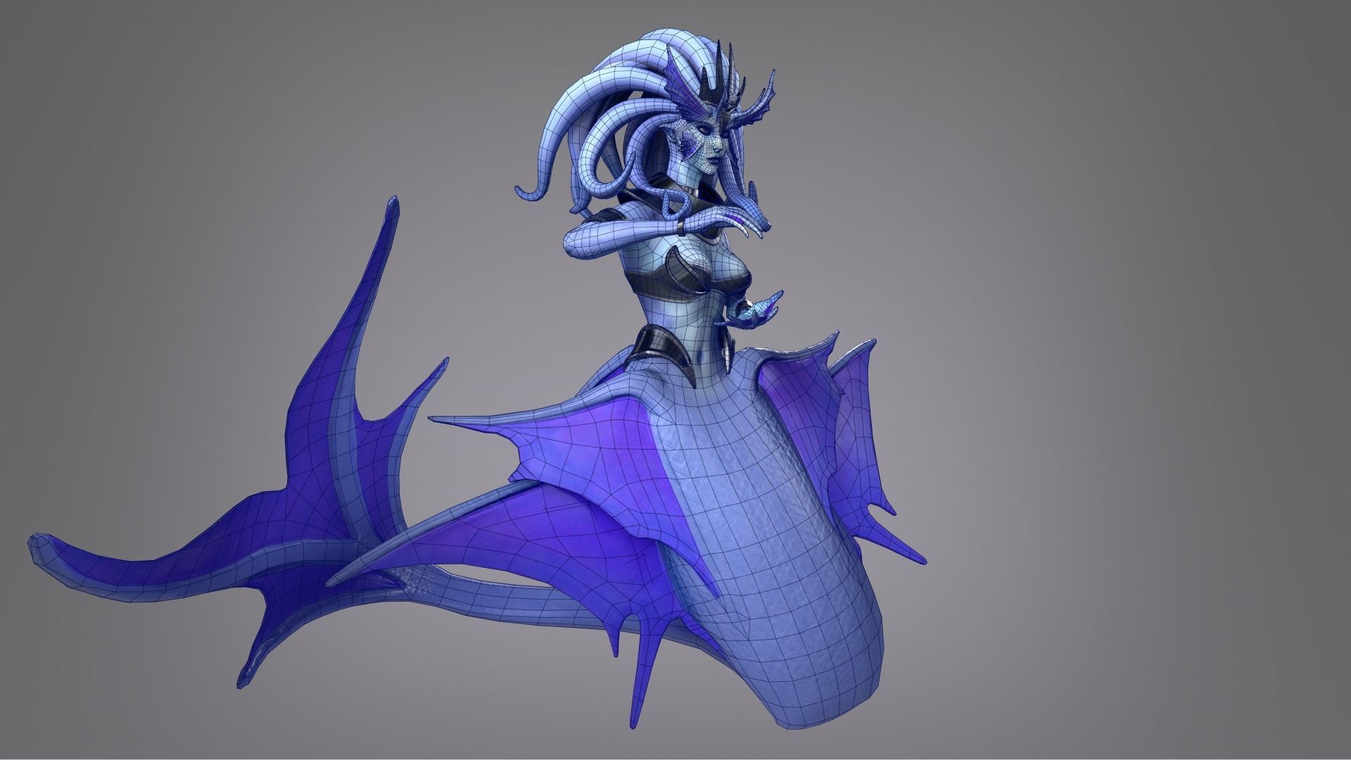 3D model Siren VR / AR / low-poly | CGTrader