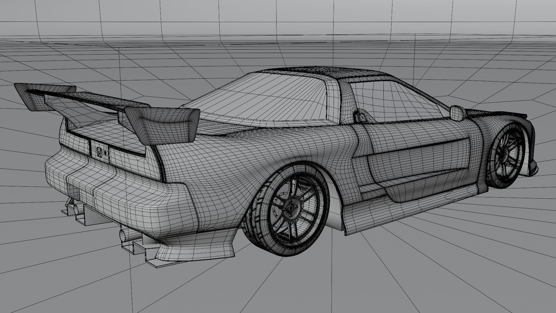 Honda NSX Custom 3D model | CGTrader
