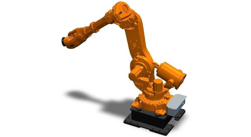 ABB IRB 6640 Robot 3D model rigged | CGTrader
