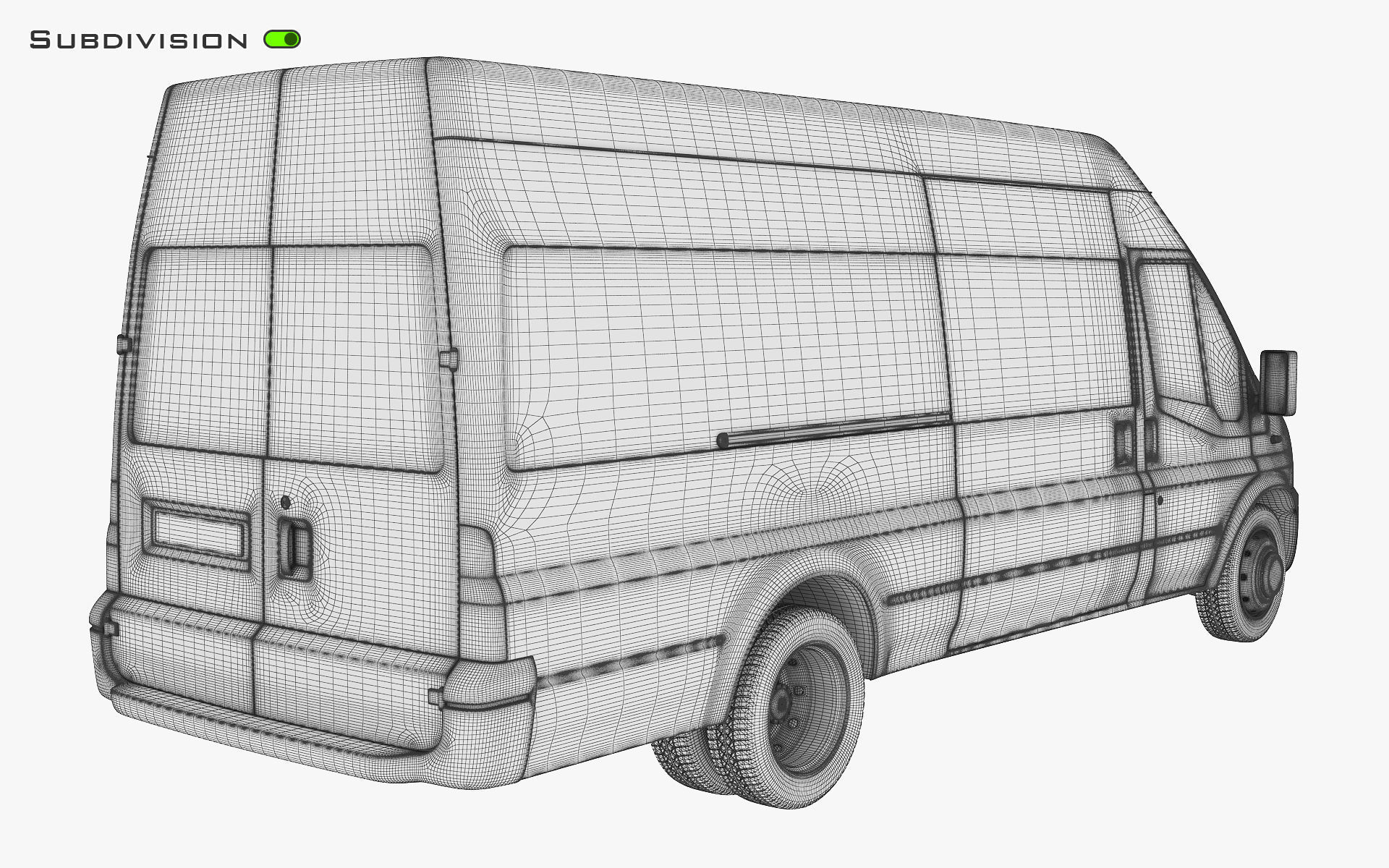 Cargo Van v 1 3D model | CGTrader
